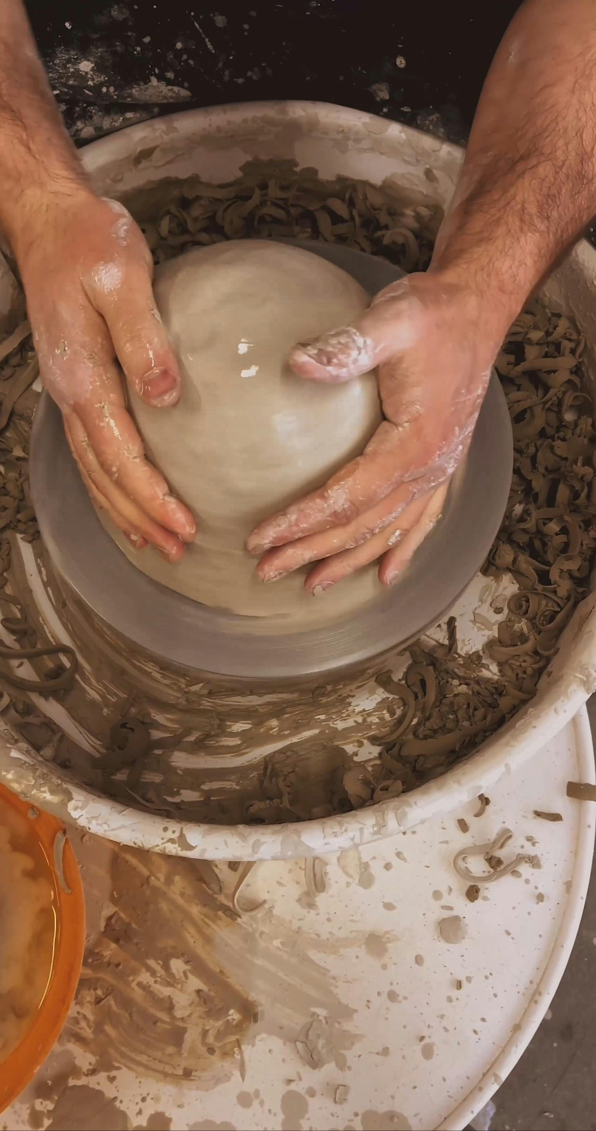 Person Molding With Clay · Free Stock Video