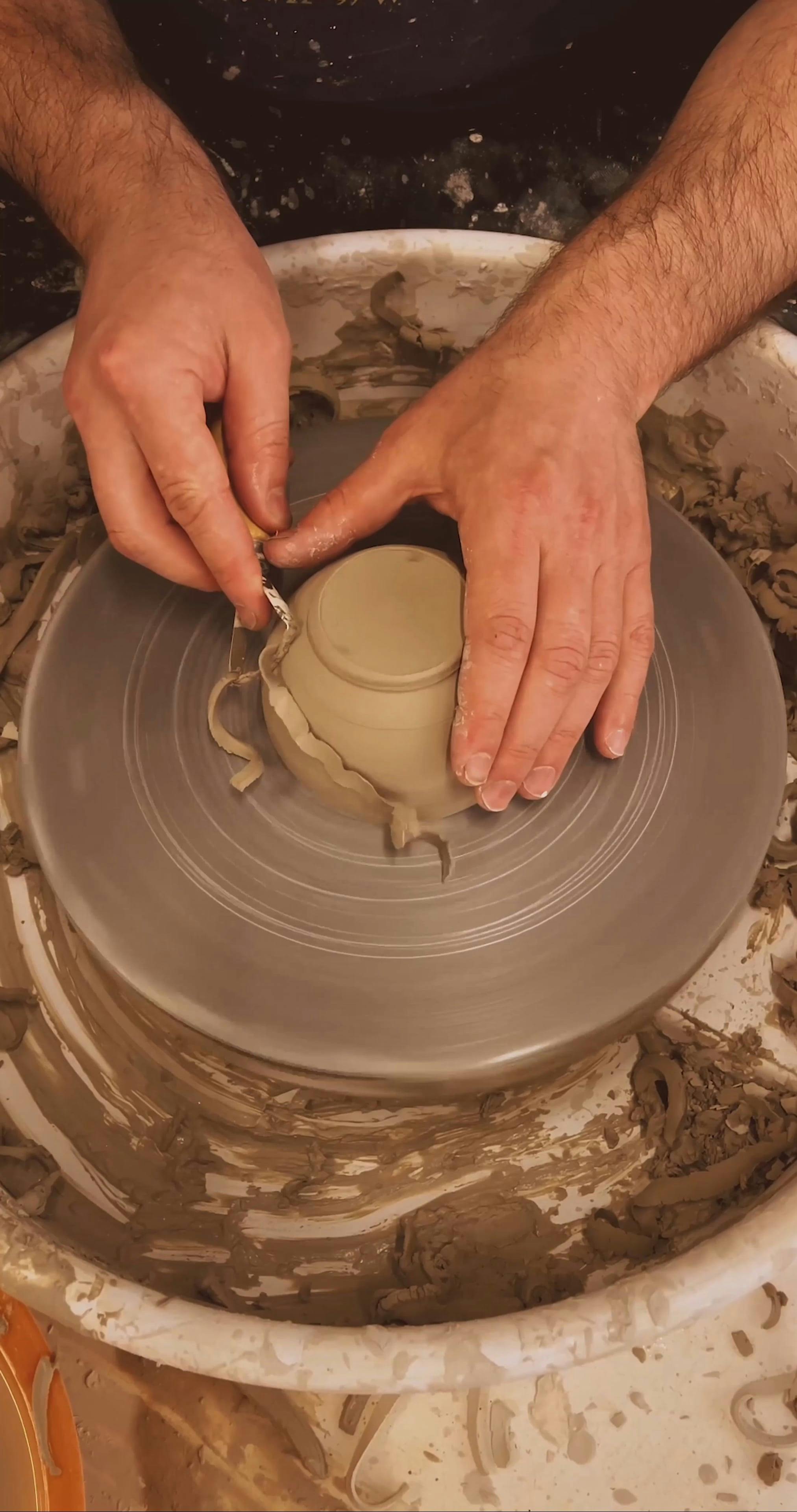 Person Molding With Clay · Free Stock Video