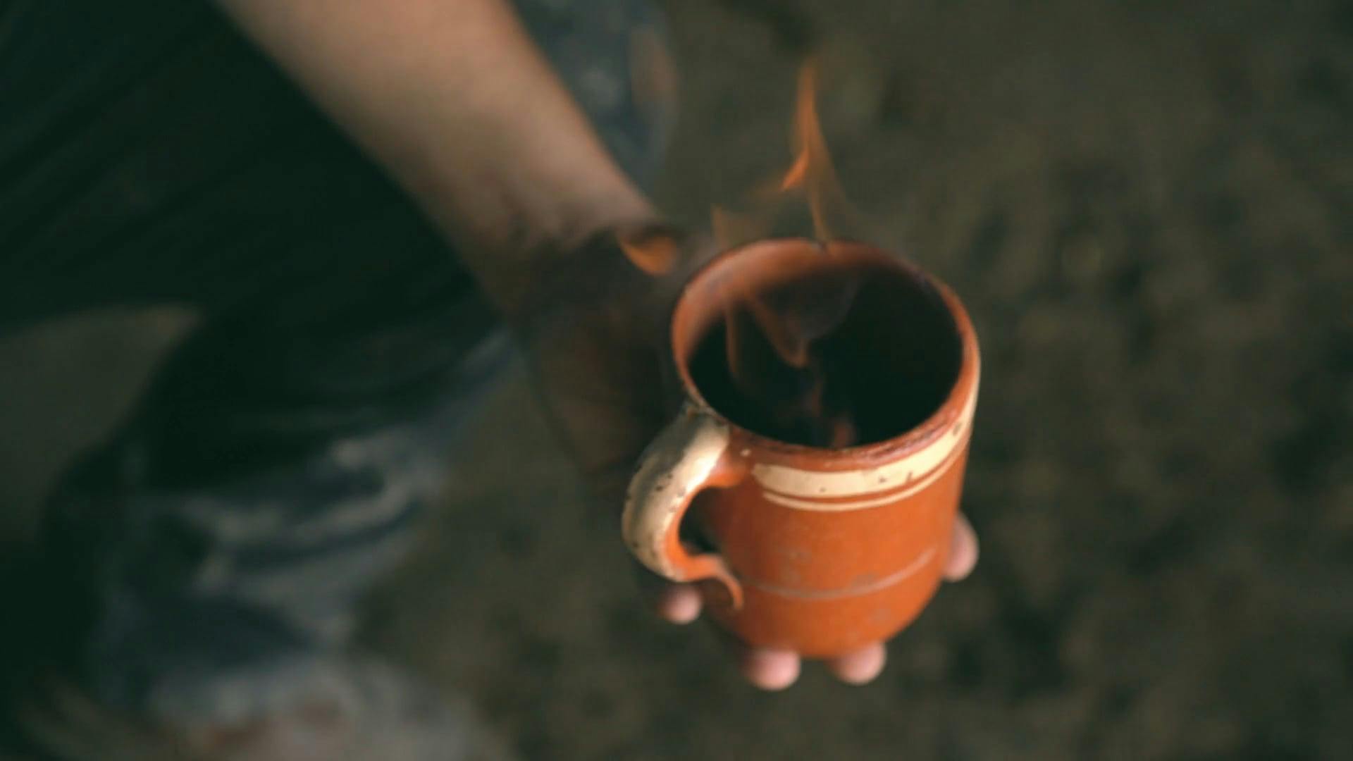 A Person Holding a Cup with Fire Free Stock Video Footage, Royalty-Free ...