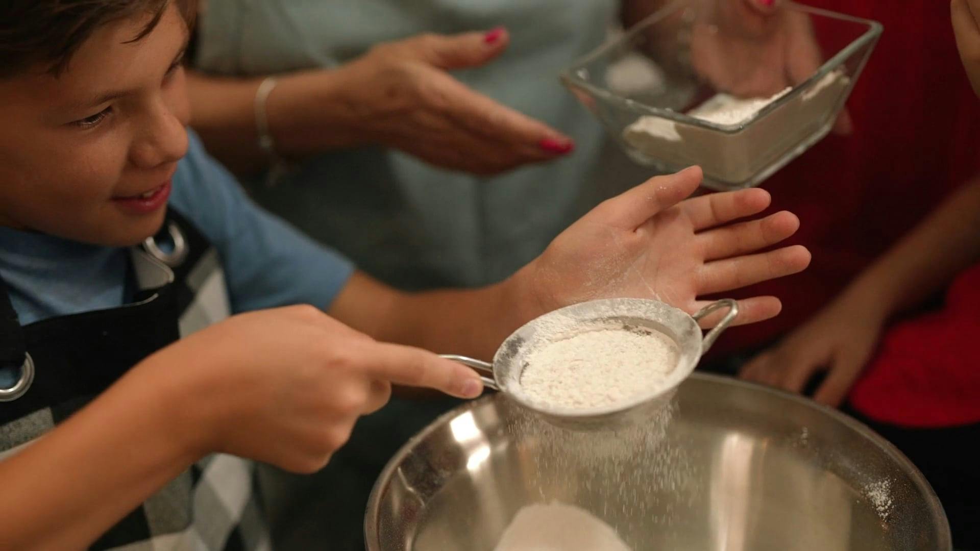 Boy Filtering the Flour Free Stock Video Footage, Royalty-Free 4K & HD ...