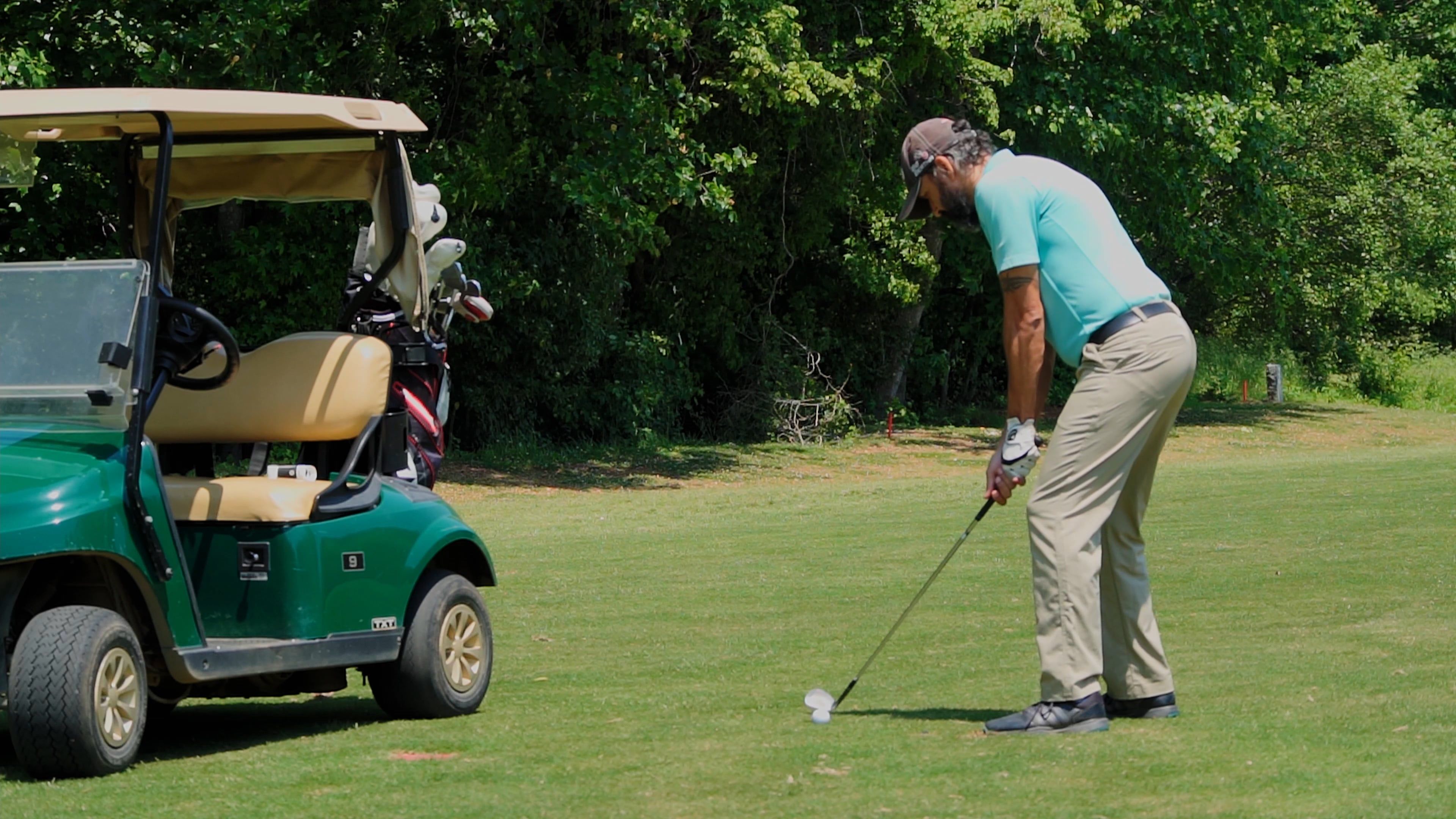 Man Playing Golf · Free Stock Video