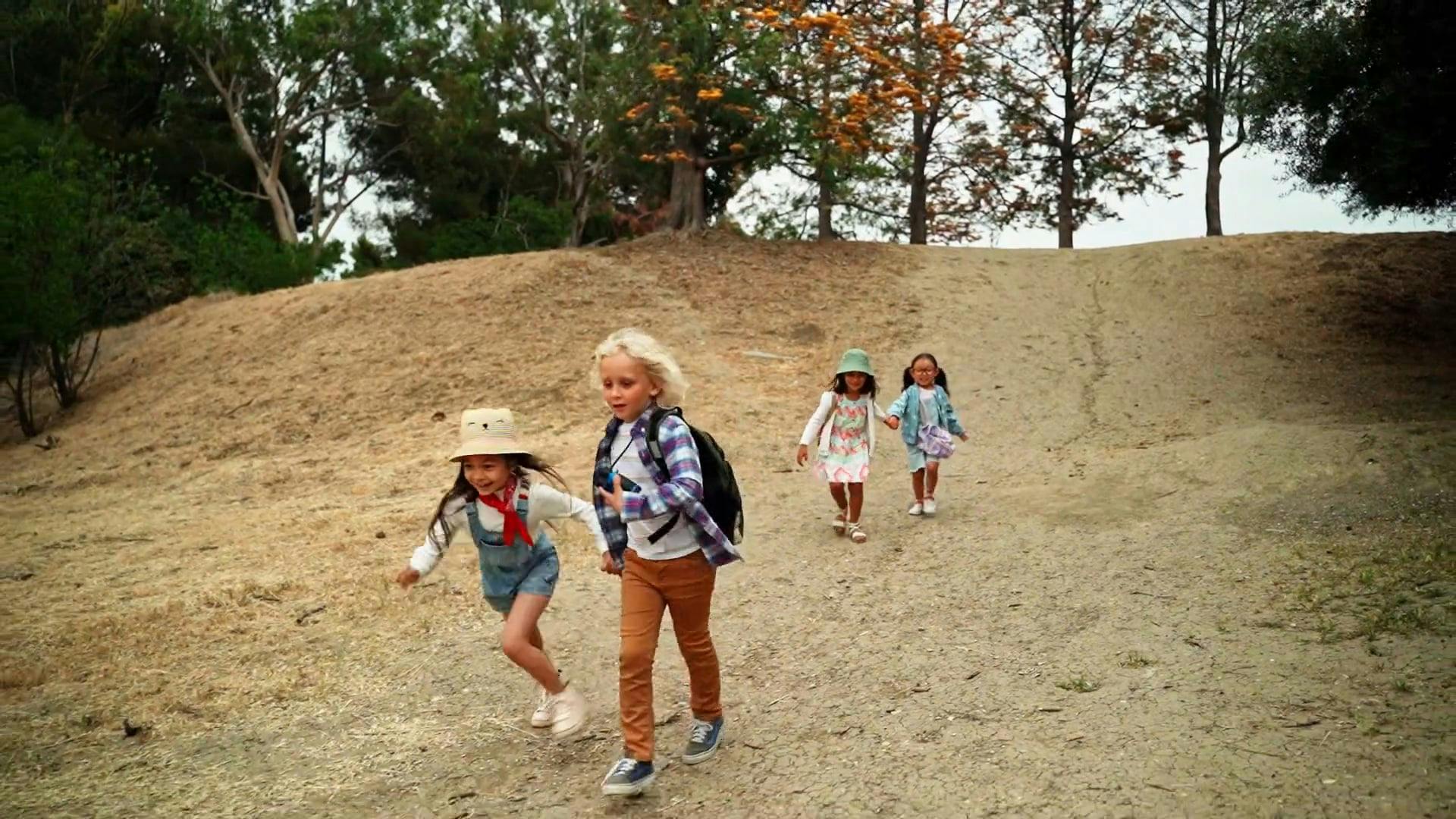 Children Running Together · Free Stock Video