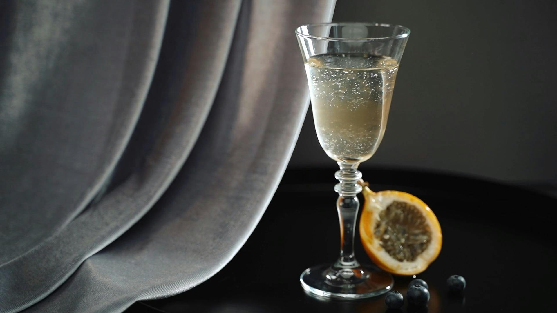 A Strawberry Fruit Mixed In An Alcoholic Drink Free Stock Video Footage ...