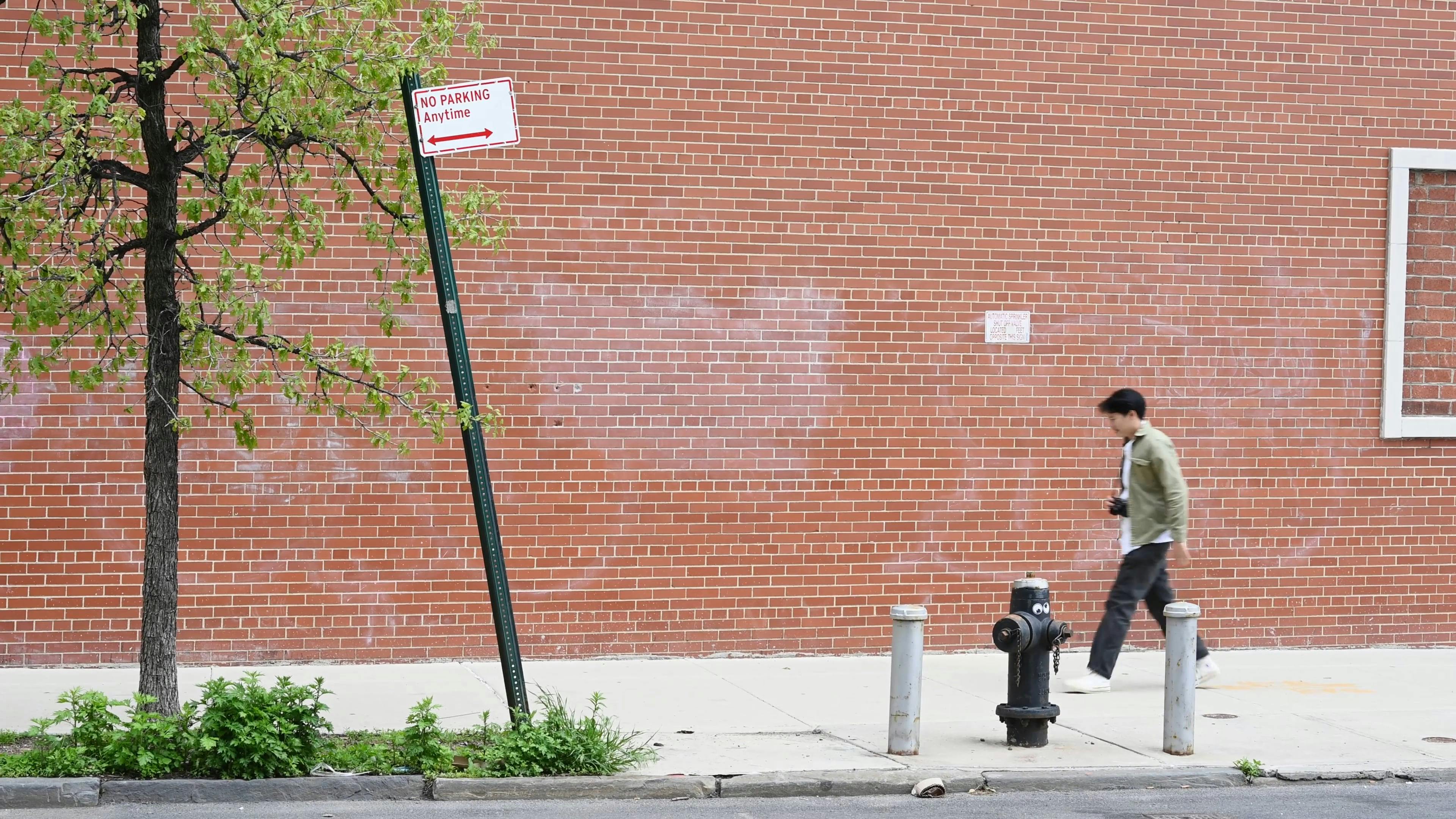 Man Walking on a Sidewalk Free Stock Video Footage, Royalty-Free 4K ...