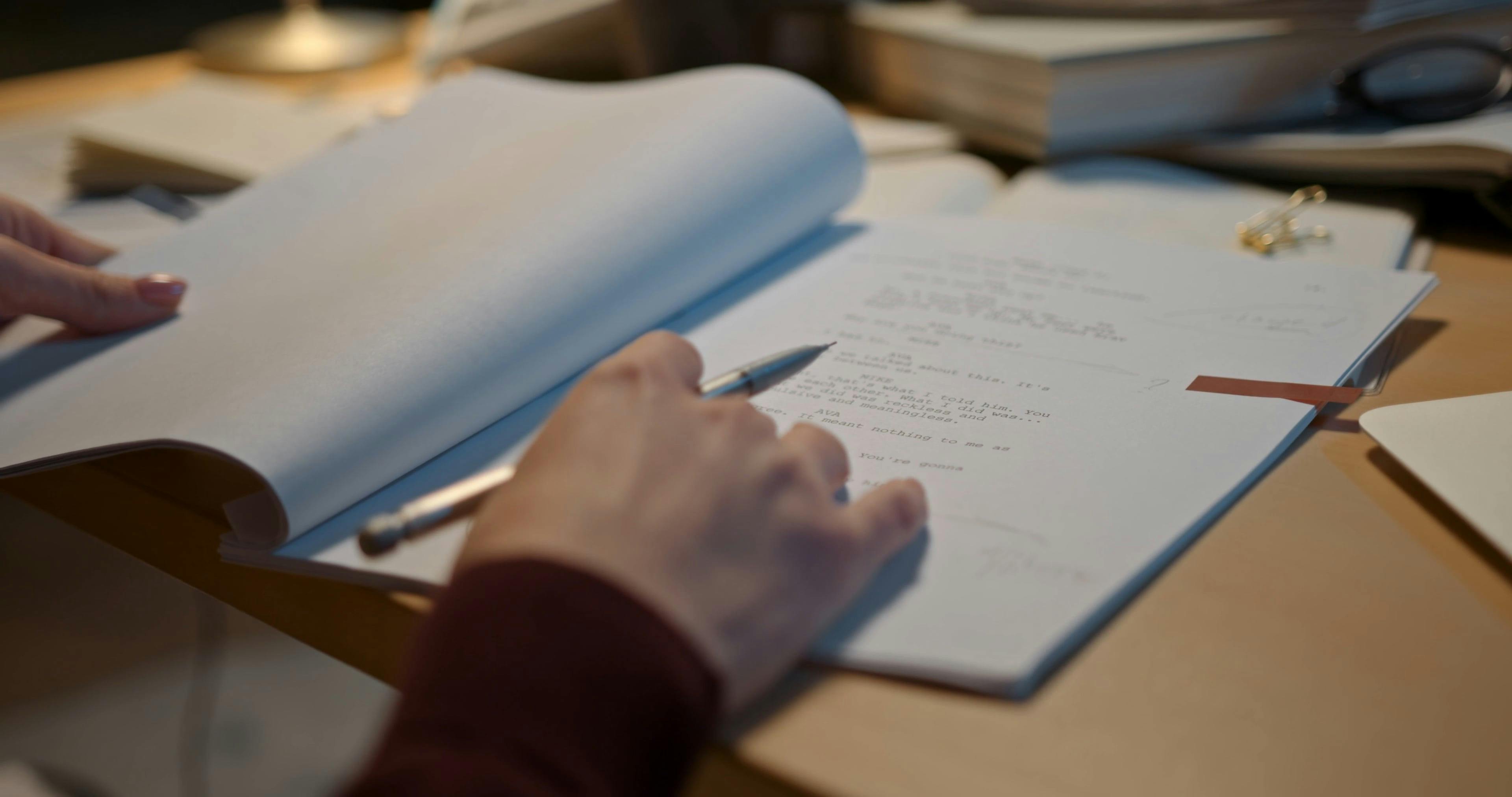 A Person Making Notes Free Stock Video Footage, Royalty-Free 4K & HD ...