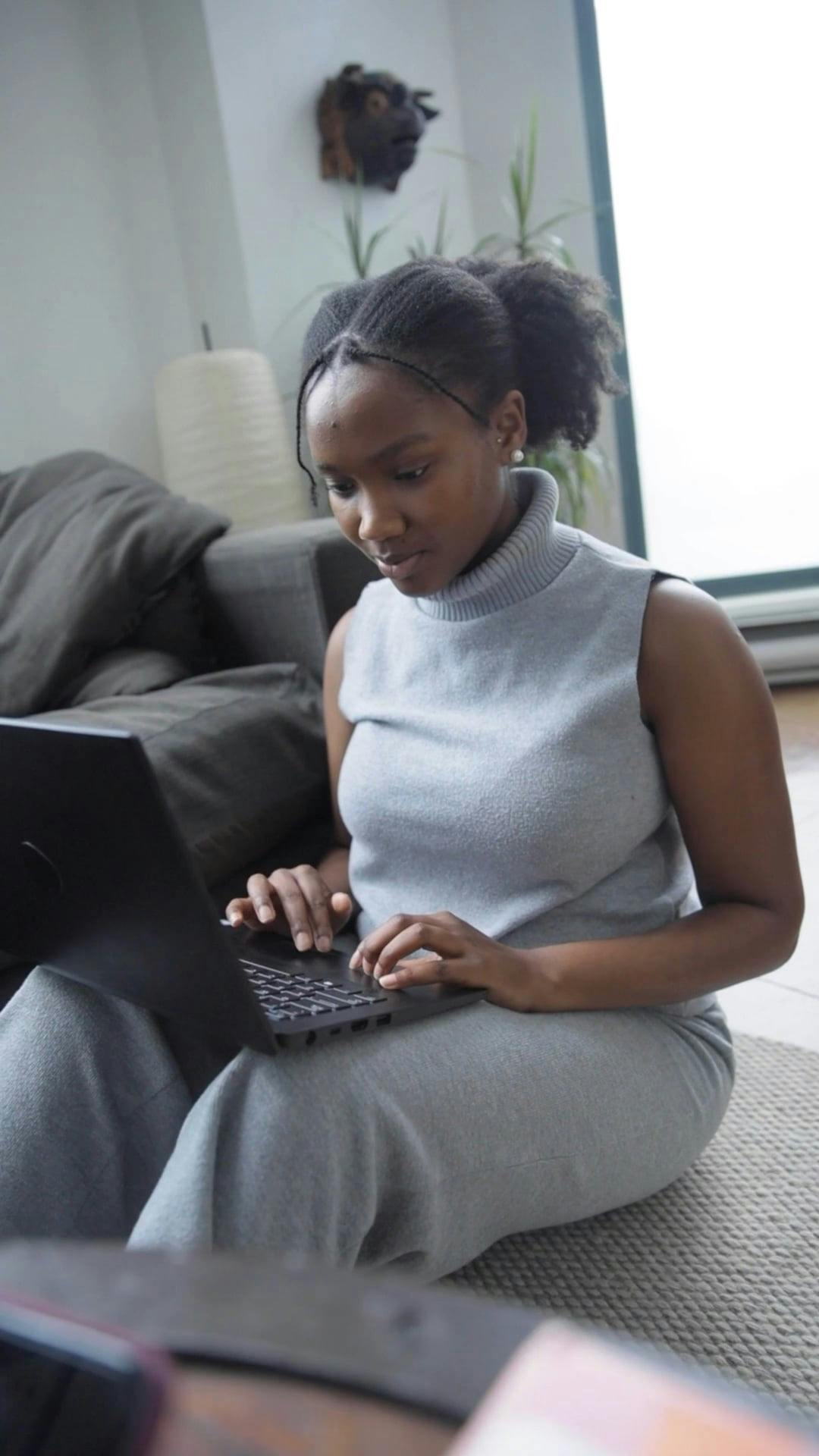 Woman Scrolling On Computer Screen Free Stock Video Footage, Royalty ...