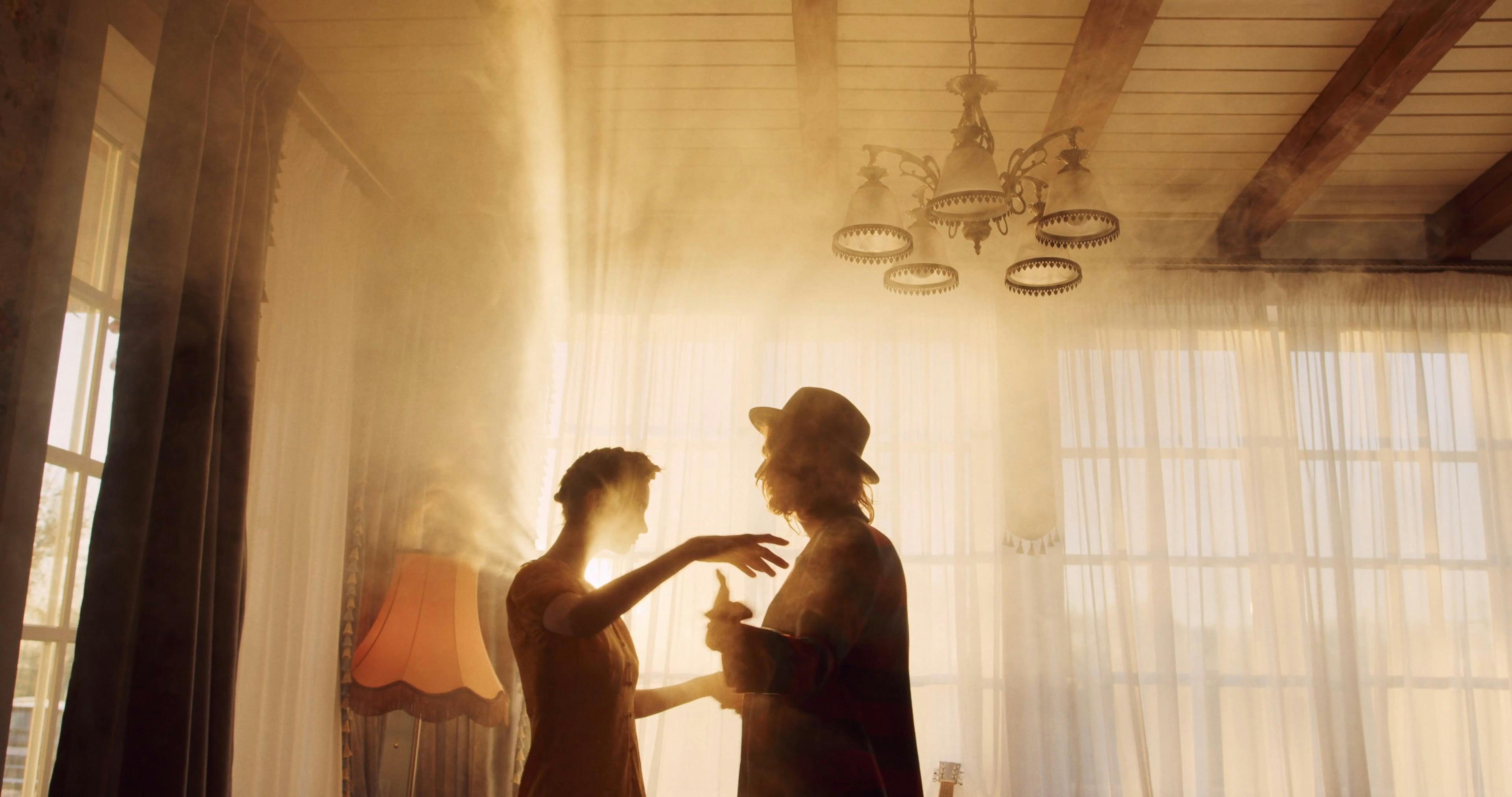 A Lovely Couple Dancing while Looking at each other · Free Stock Video