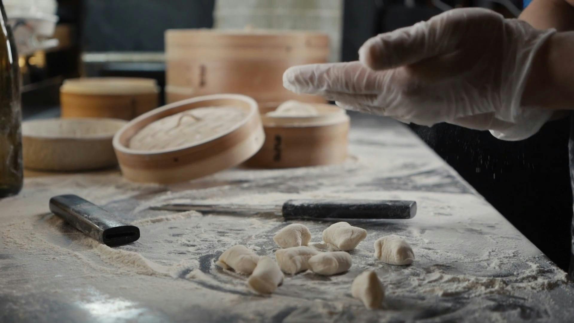 Person Shaping a Dough · Free Stock Video