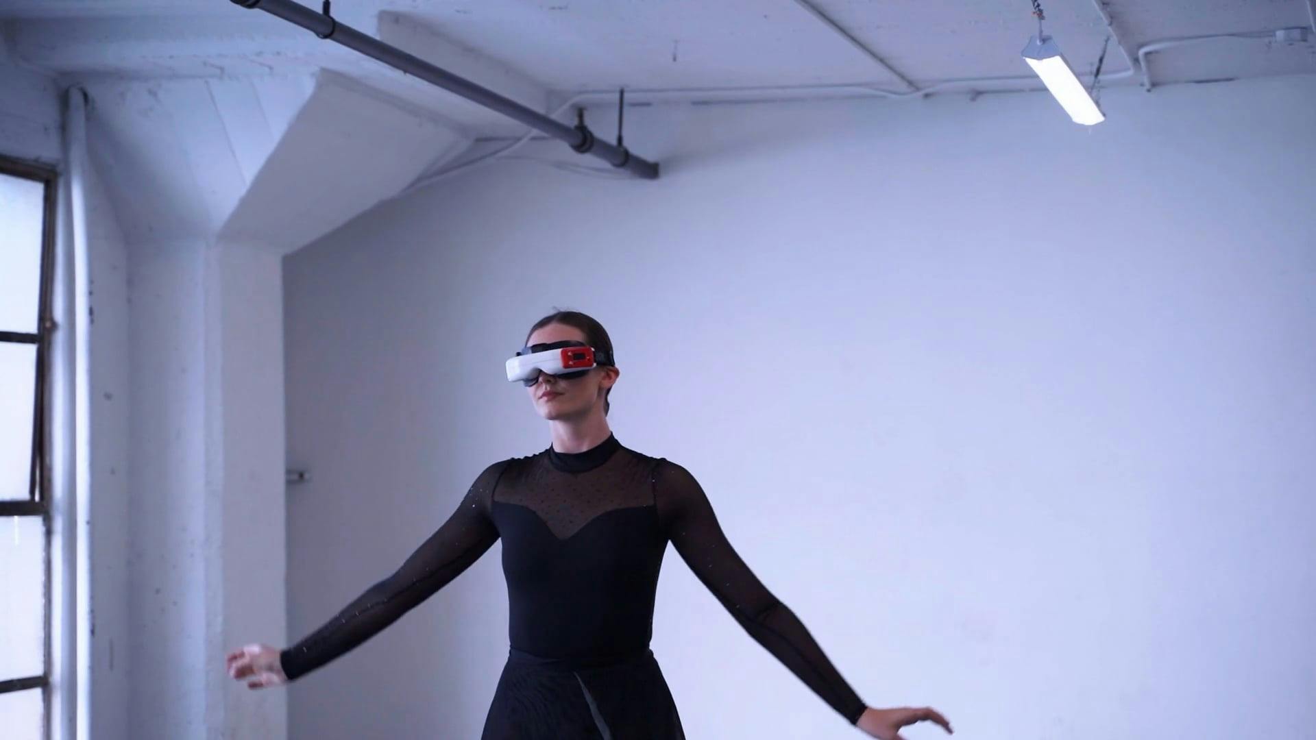 A Ballet Dancer with Virtual Reality Goggles · Free Stock Video