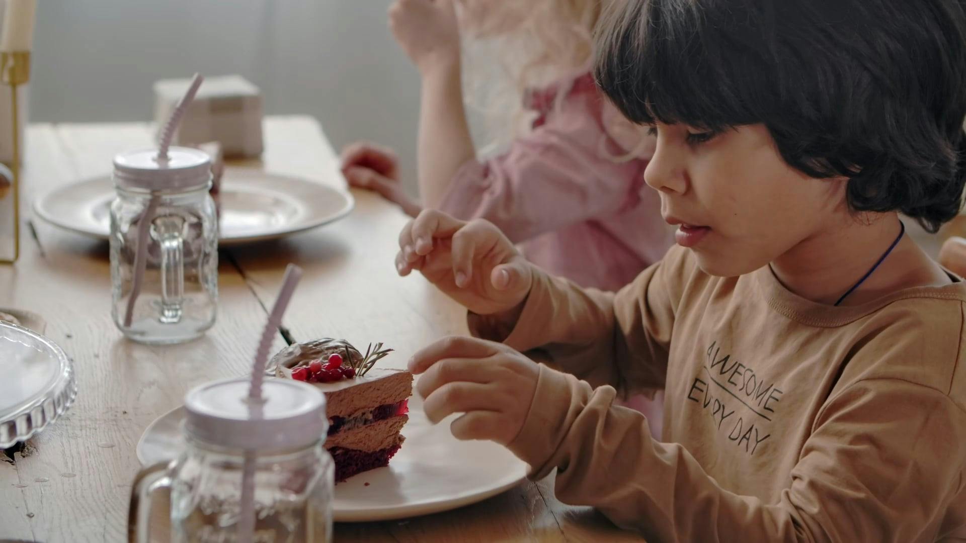 Boy Touching a Cake Free Stock Video Footage, Royalty-Free 4K & HD ...