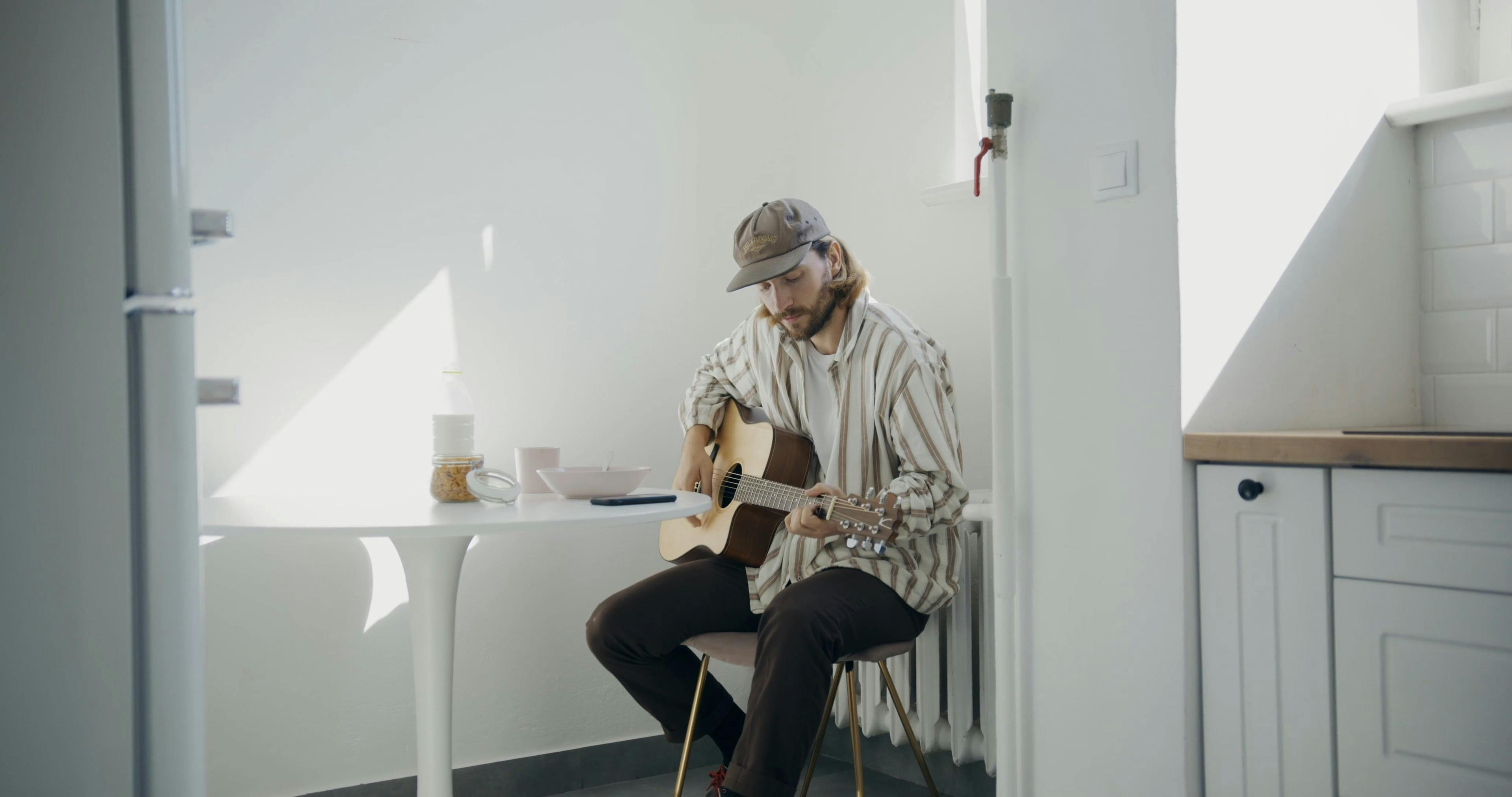 Man Playing the Guitar Free Stock Video Footage, Royalty-Free 4K & HD ...