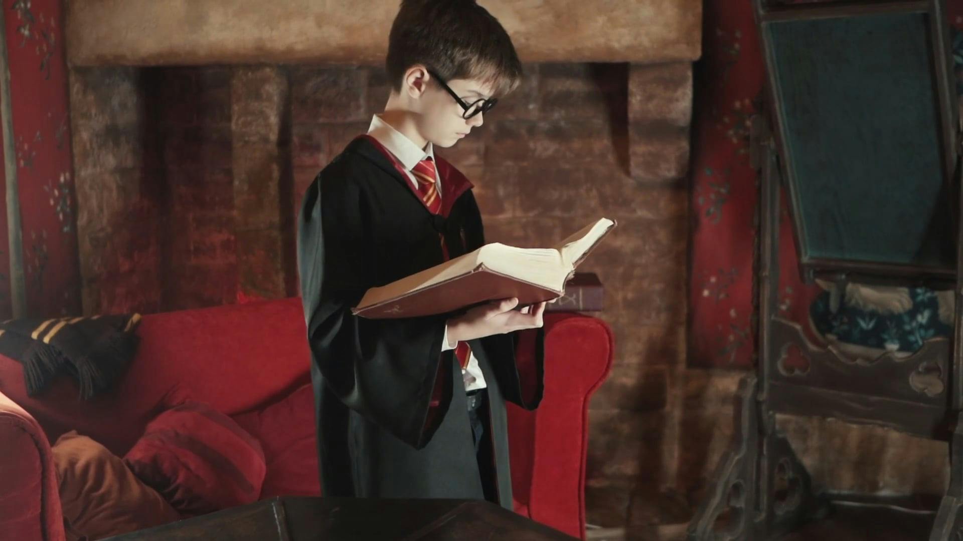 Young Wizard Holding a Book · Free Stock Video