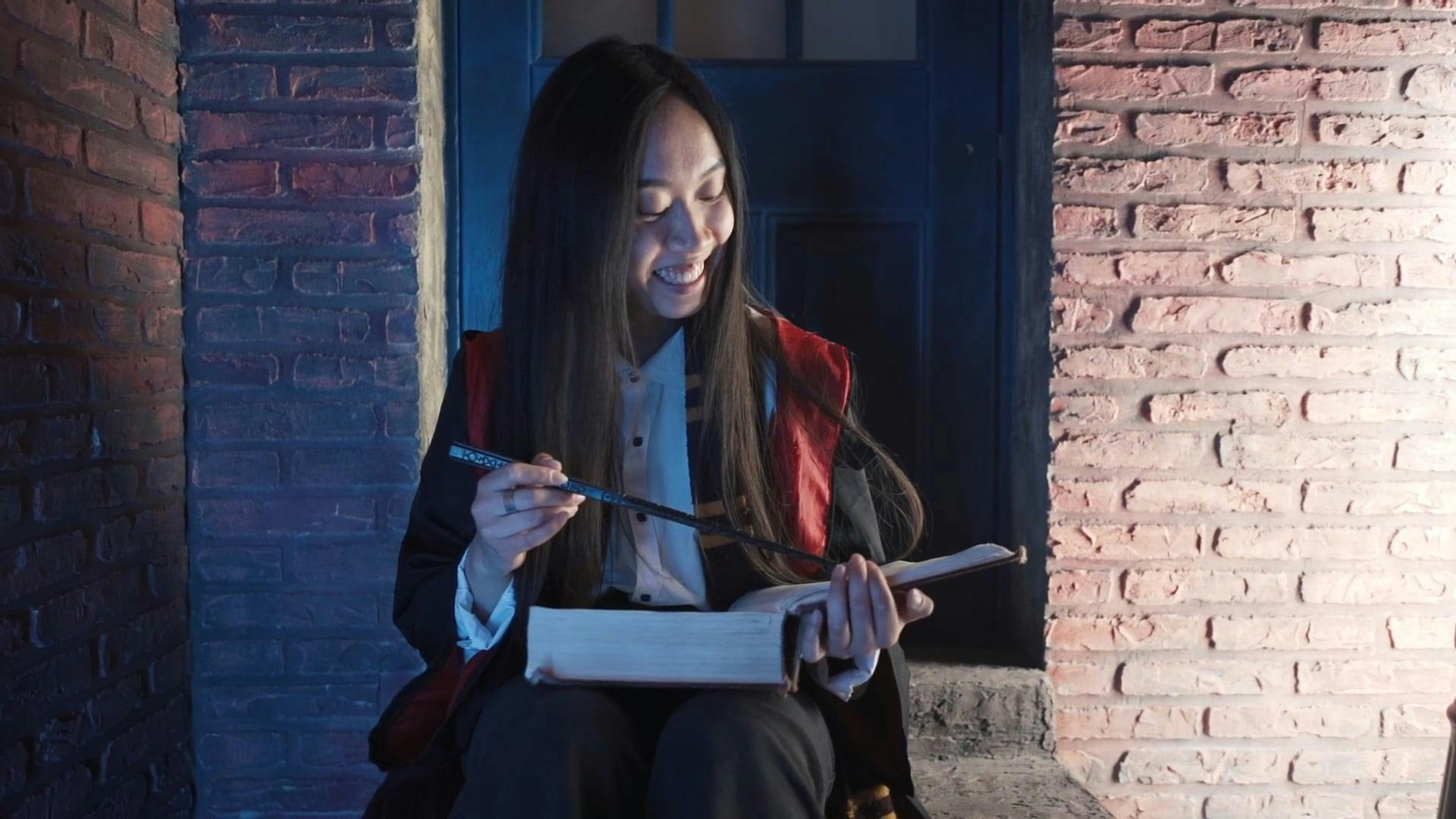 Wizard Reading the Book of Spell · Free Stock Video