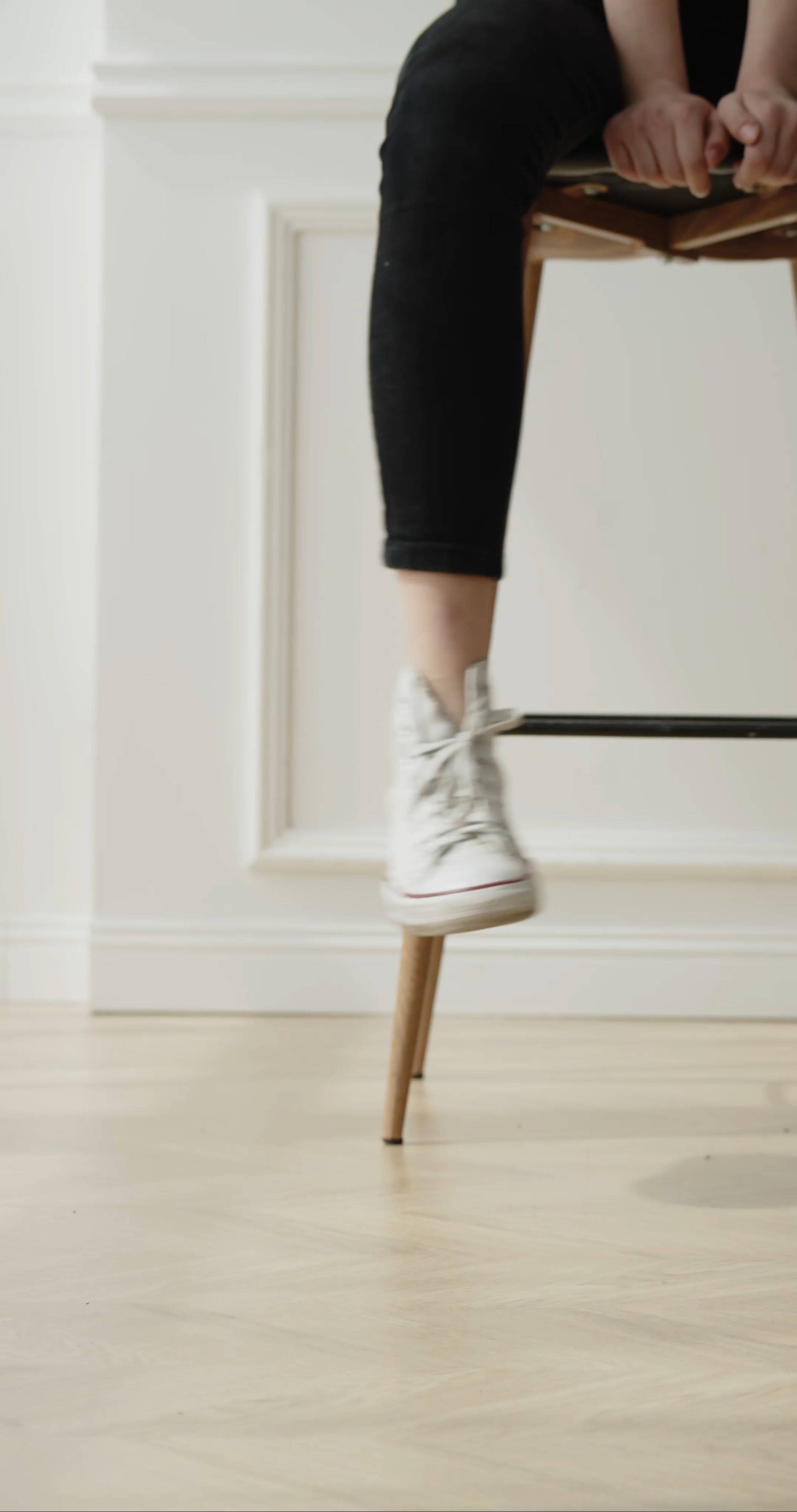 Swinging a Feet from a High Chair Free Stock Video Footage, Royalty ...