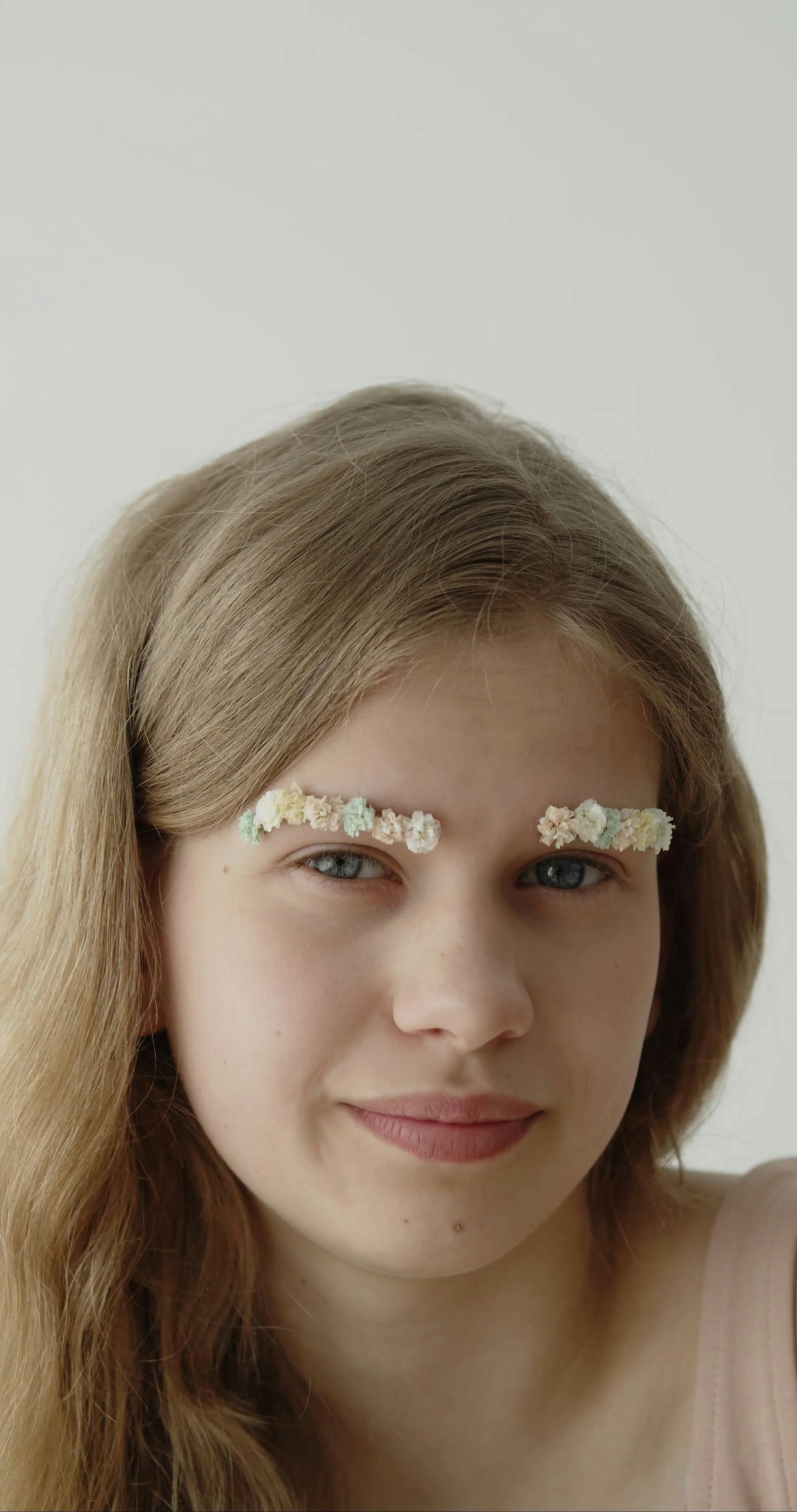 Woman Wiggling Her Eyebrow Free Stock Video Footage, Royalty-Free 4K ...