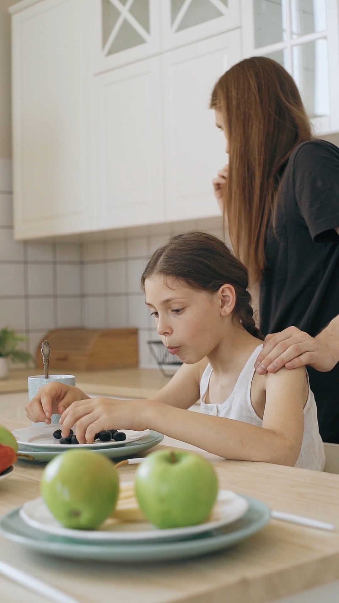 A Family Eating Breakfast Free Stock Video Footage, Royalty-Free 4K ...