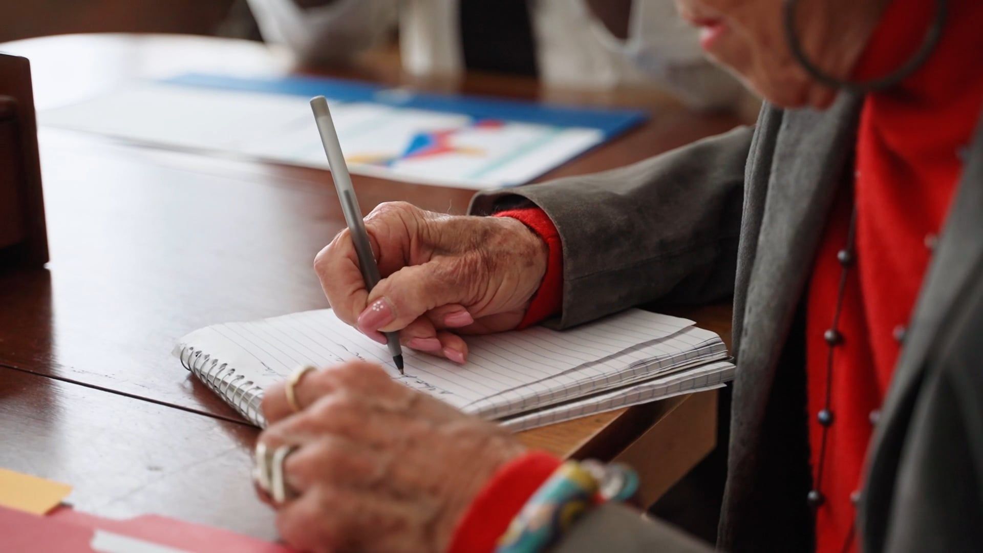 An Elderly Writing Notes Free Stock Video Footage, Royalty-Free 4K & HD ...