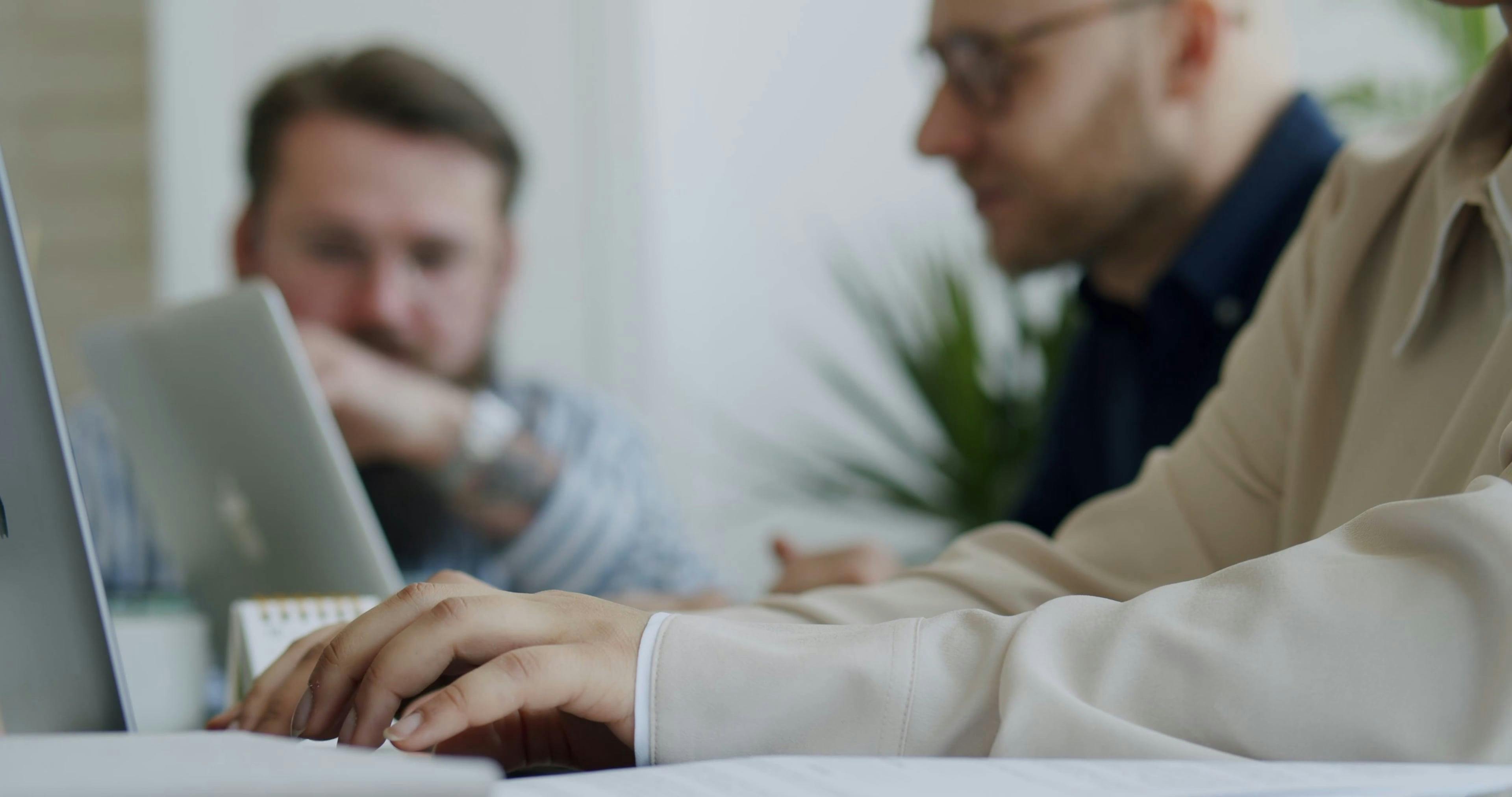 People Using Laptops at Work Free Stock Video Footage, Royalty-Free 4K ...