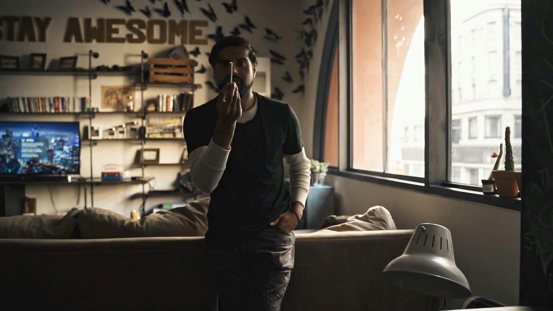 Stoned Man Holding a Marijuana Free Stock Video Footage, Royalty-Free ...