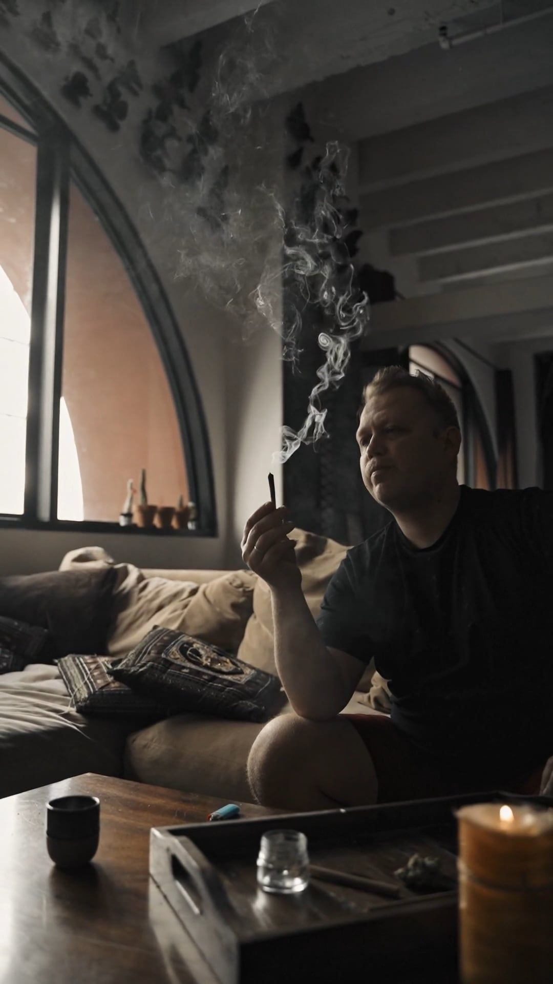 Slow Motion Video of Smoke Coming from Cannabis Free Stock Video ...