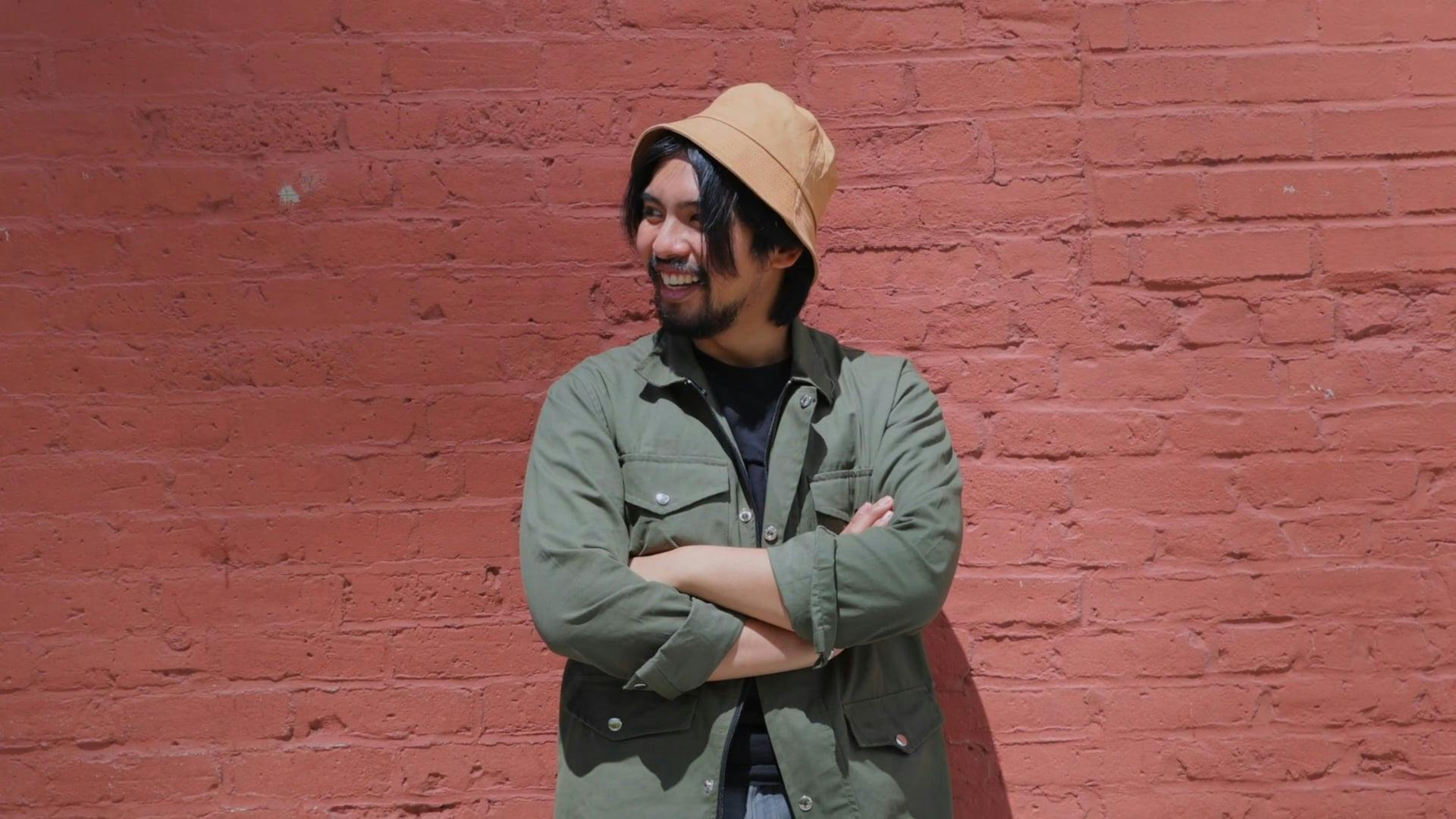 Man Wearing a Hat Smiling · Free Stock Video