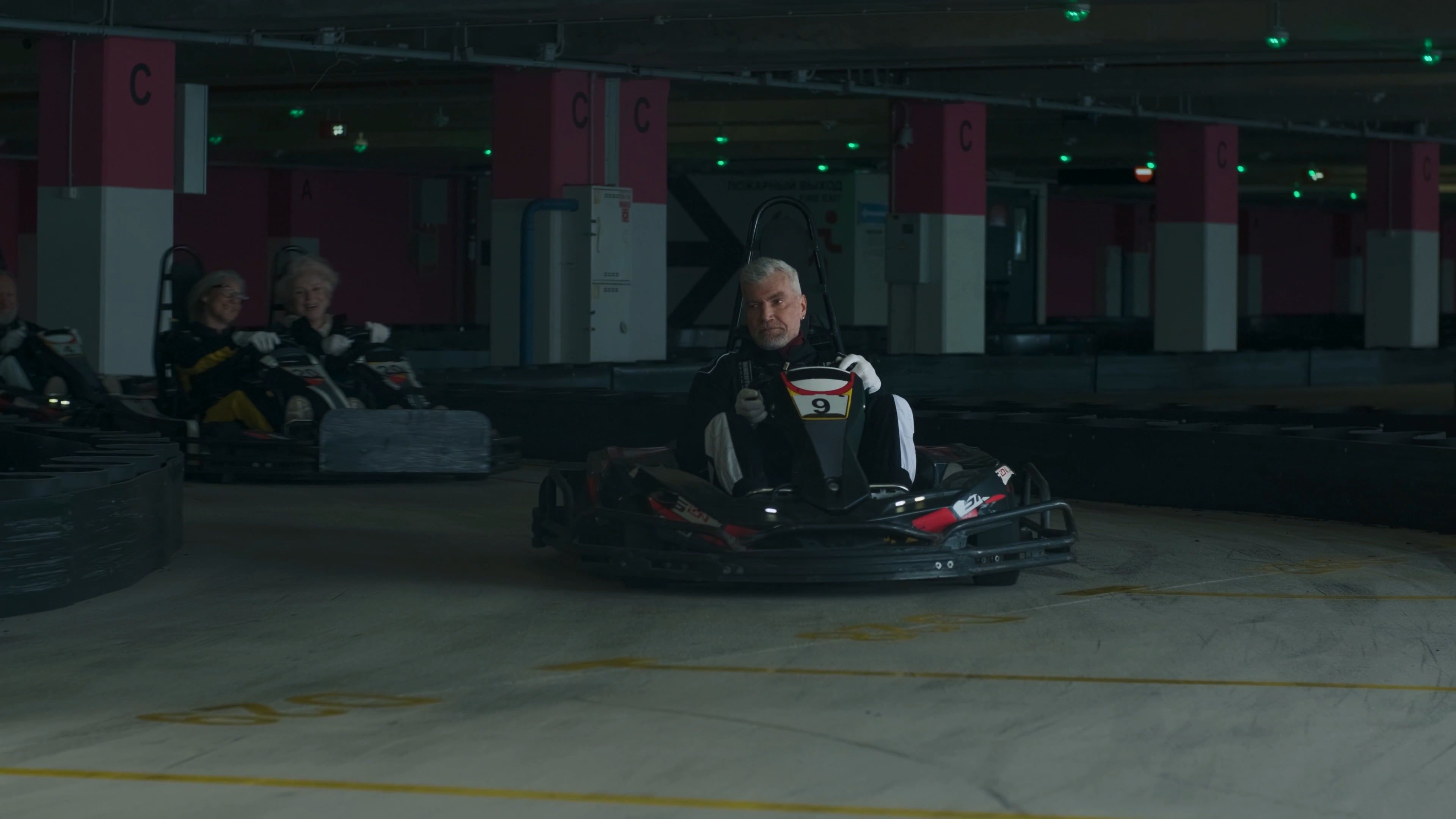 Elderly People Driving Go Karts Free Stock Video Footage, Royalty-Free ...
