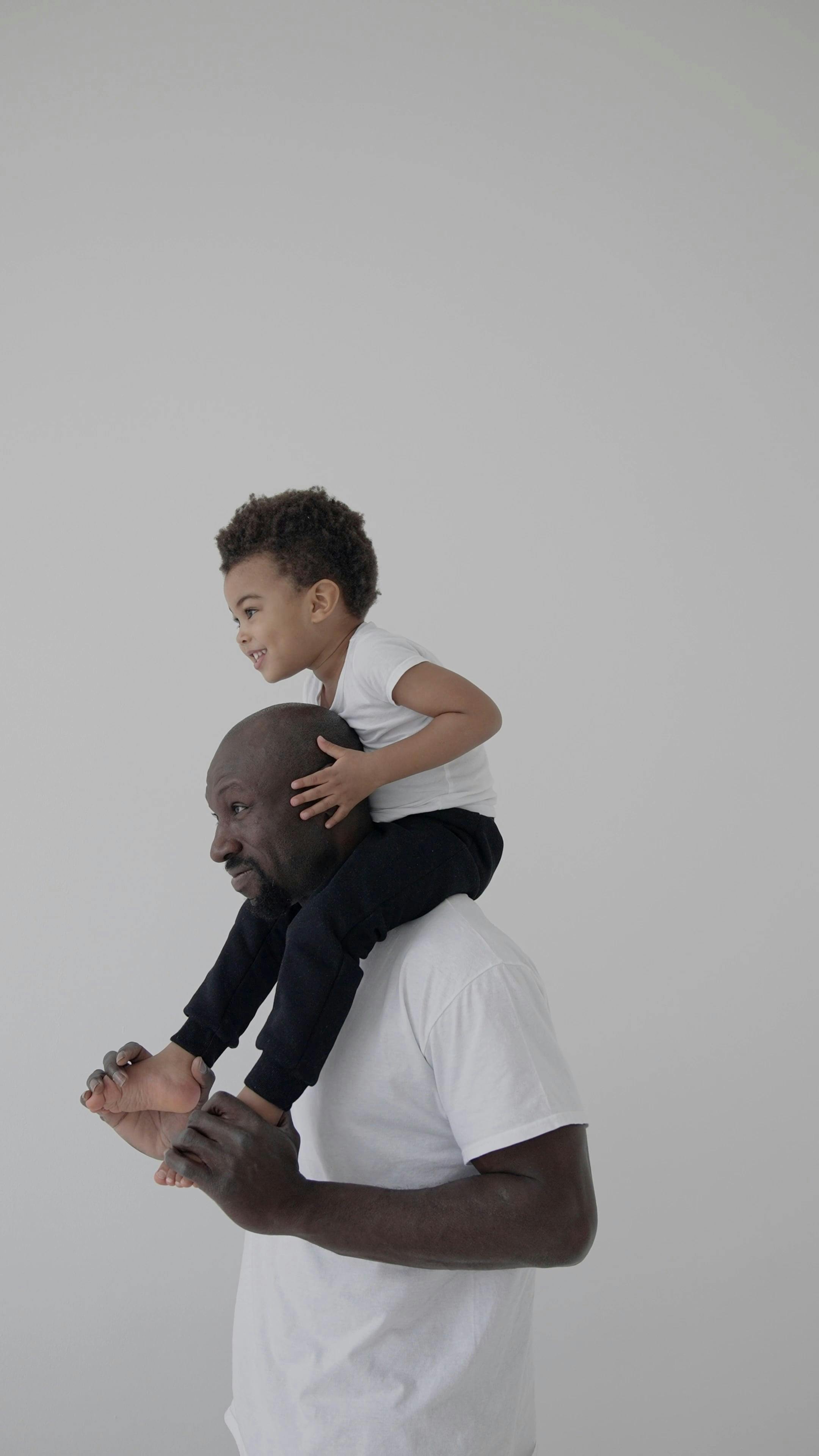 A Man Carrying a Boy on his Back Free Stock Video Footage, Royalty-Free ...