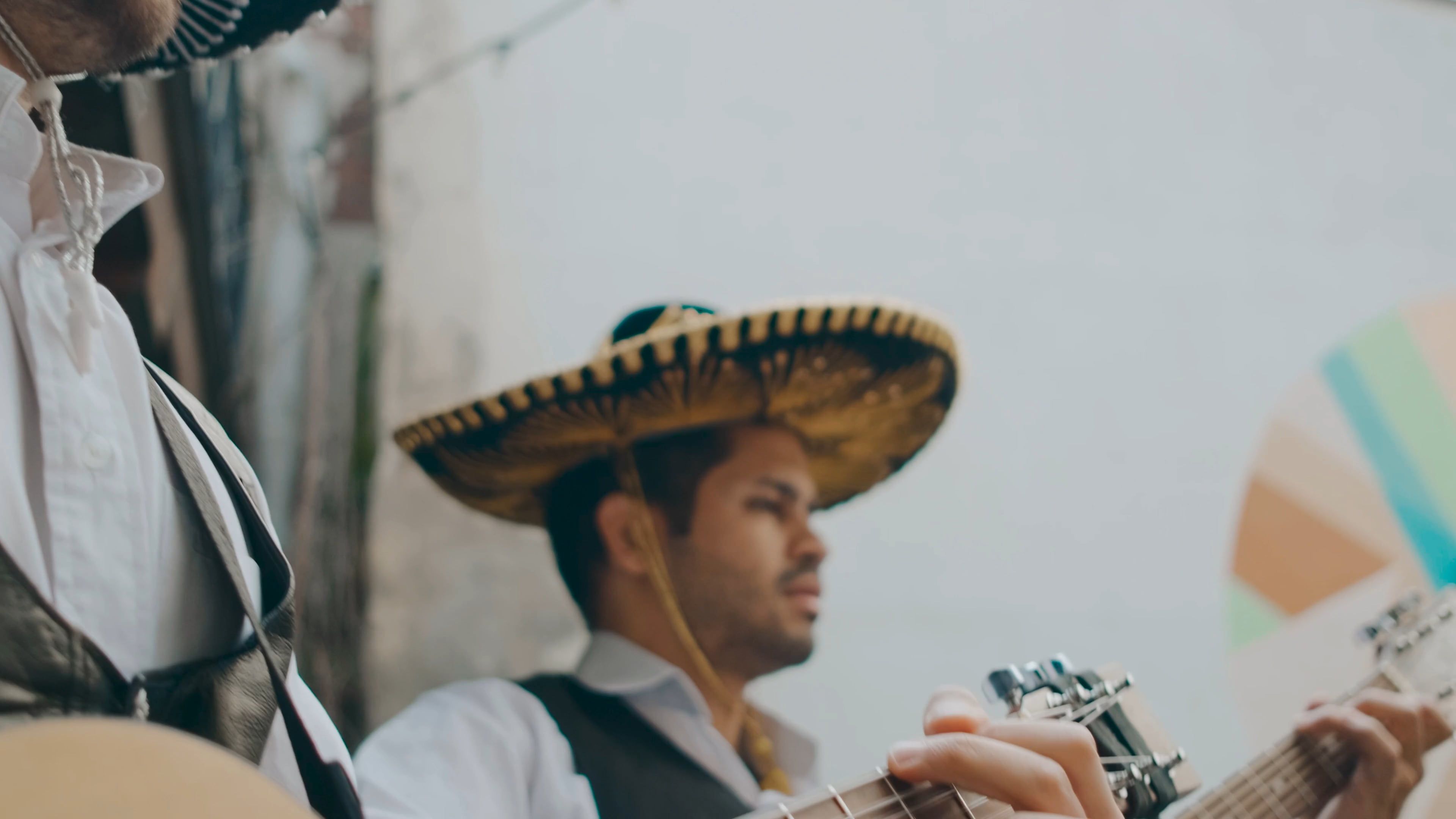 Musician Playing Guitar in Celebration of Cinco De Mayo Free Stock ...
