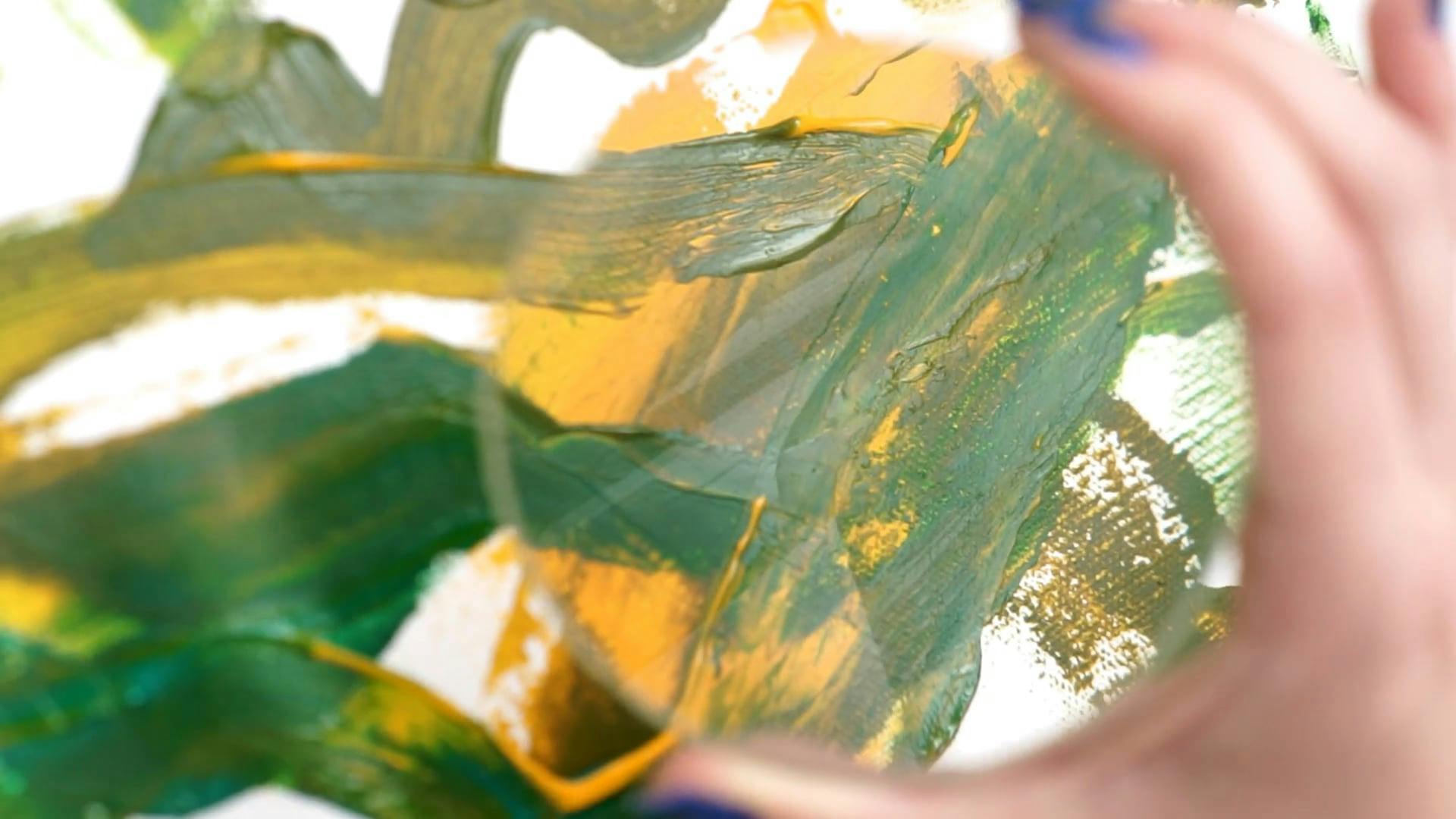 Person Doing An Abstract Painting Free Stock Video Footage, Royalty ...