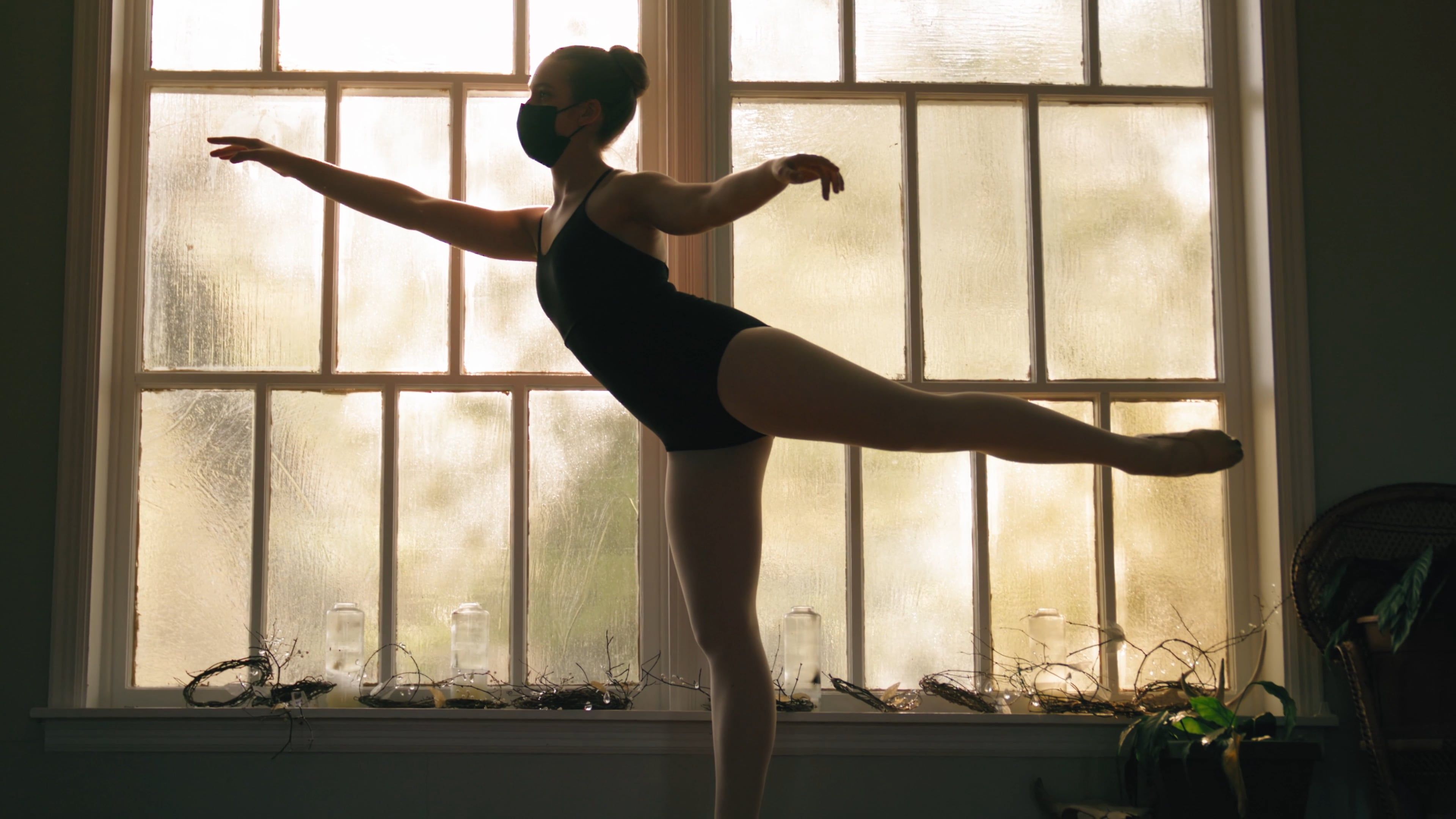 A Ballerina Wearing Face Mask Free Stock Video Footage, Royalty-Free 4K ...