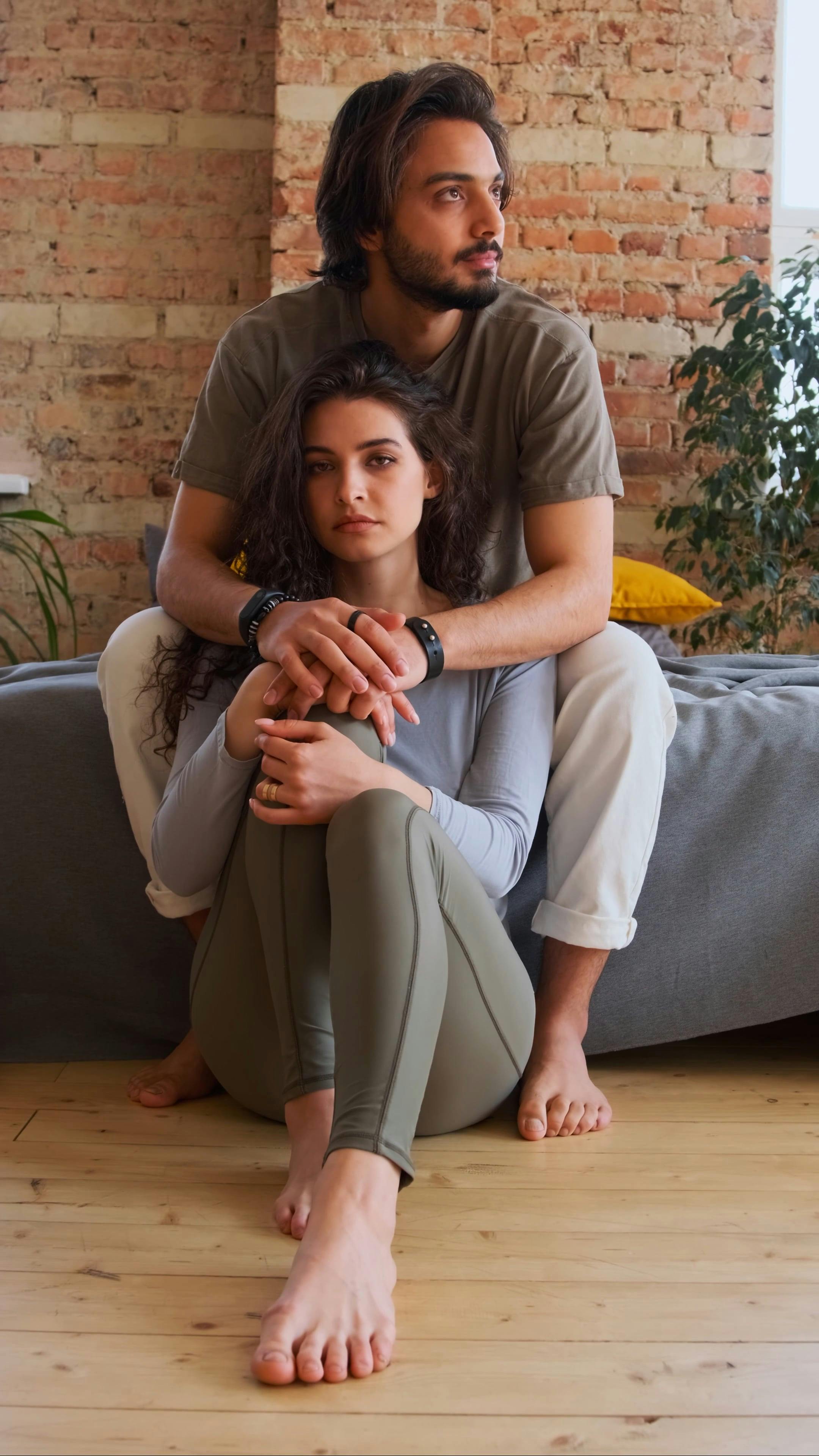 A Couple Cuddling Together Free Stock Video Footage, Royalty-Free 4K ...