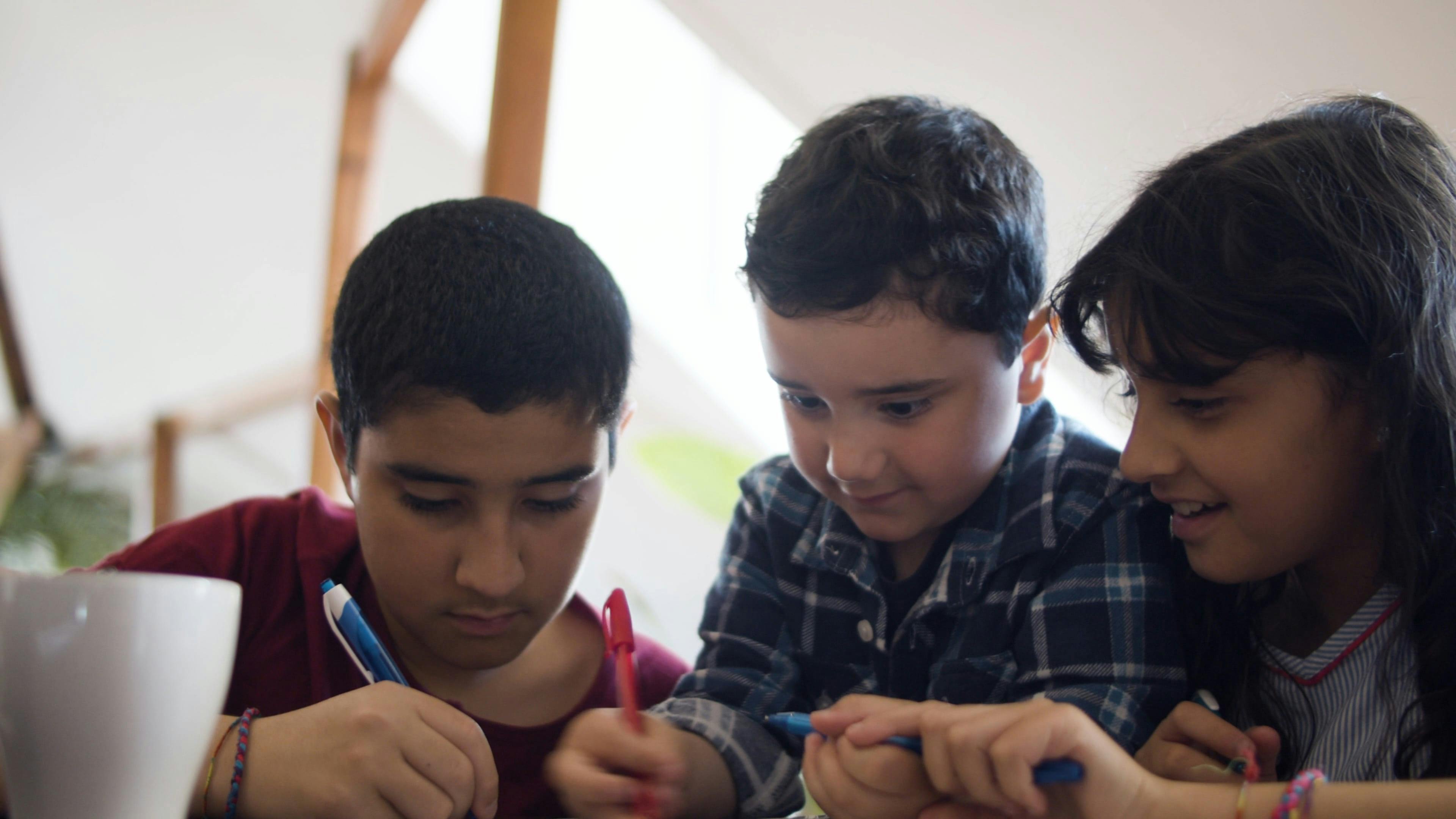 Kids Coloring Together Free Stock Video Footage, Royalty-Free 4K & HD ...