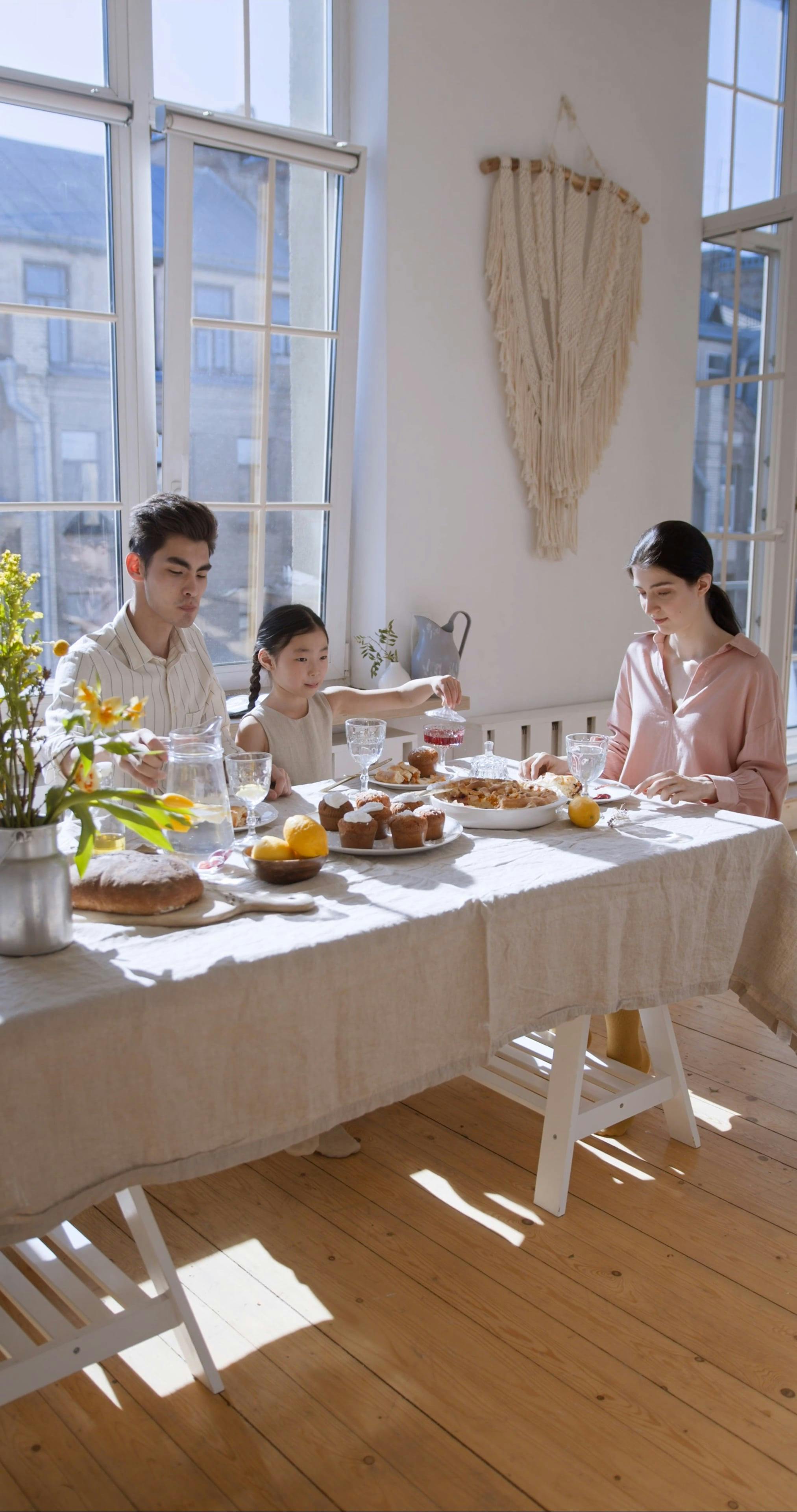 Family Having Lunch at Home Free Stock Video Footage, Royalty-Free 4K ...