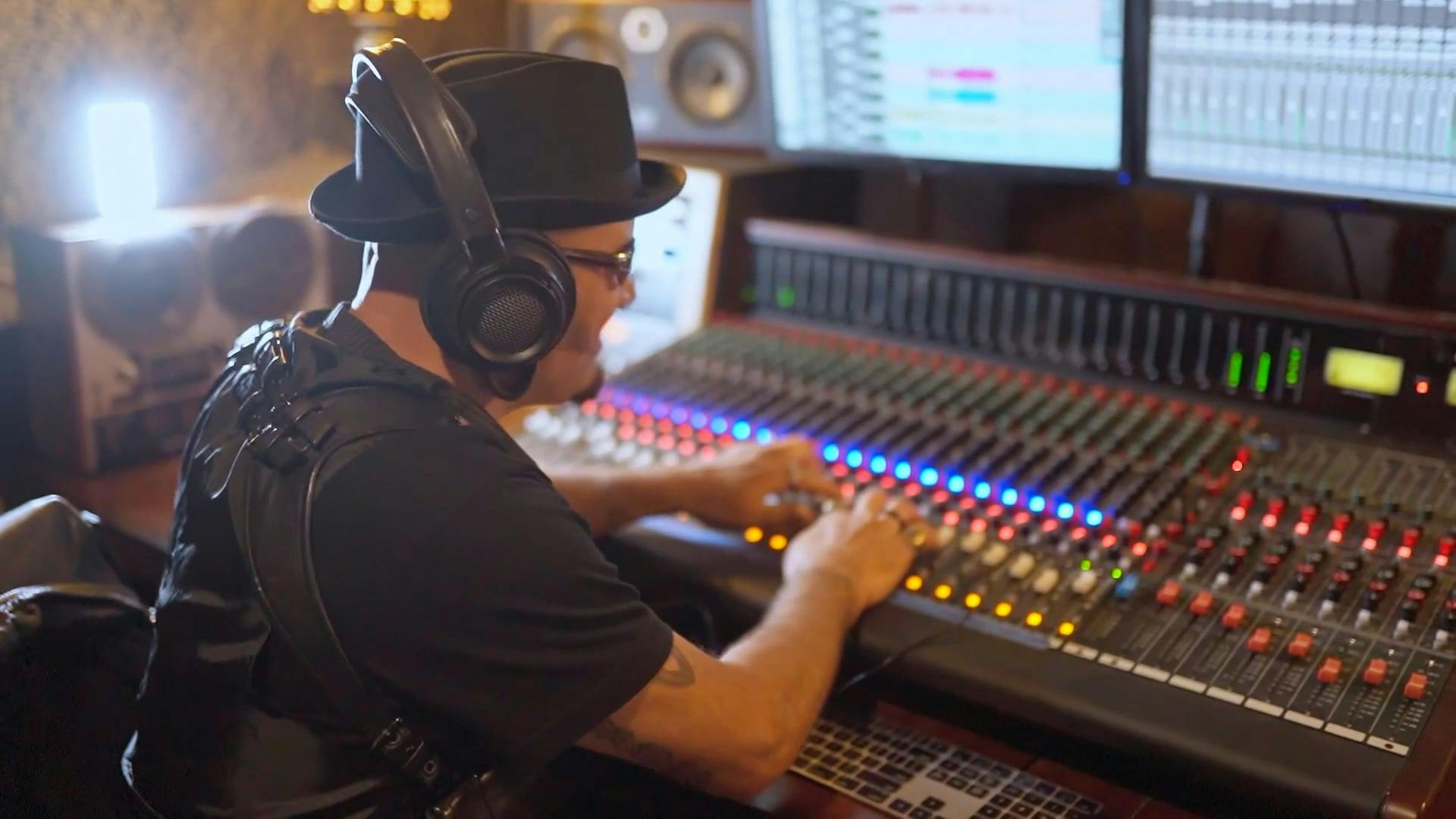 Man Doing Audio Recording · Free Stock Video