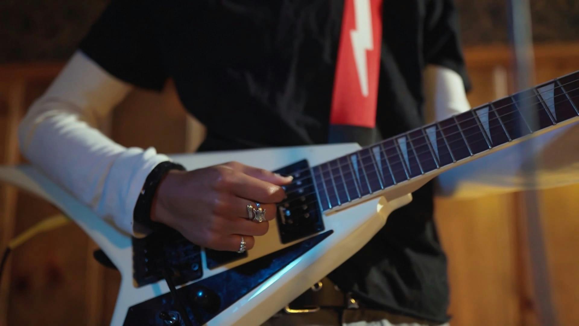 Person Playing Electric Guitar · Free Stock Video