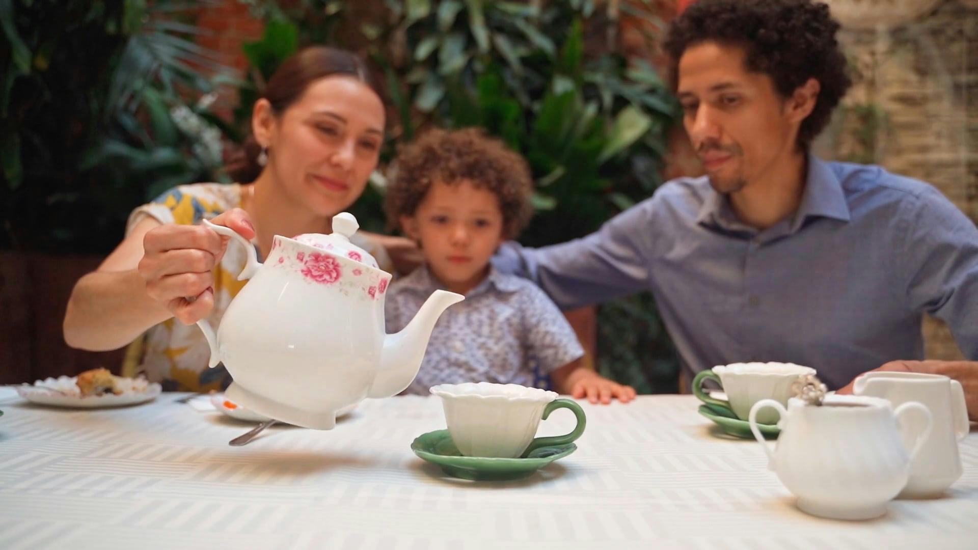 Family Tea Time Free Stock Video Footage, Royalty-Free 4K & HD Video Clip