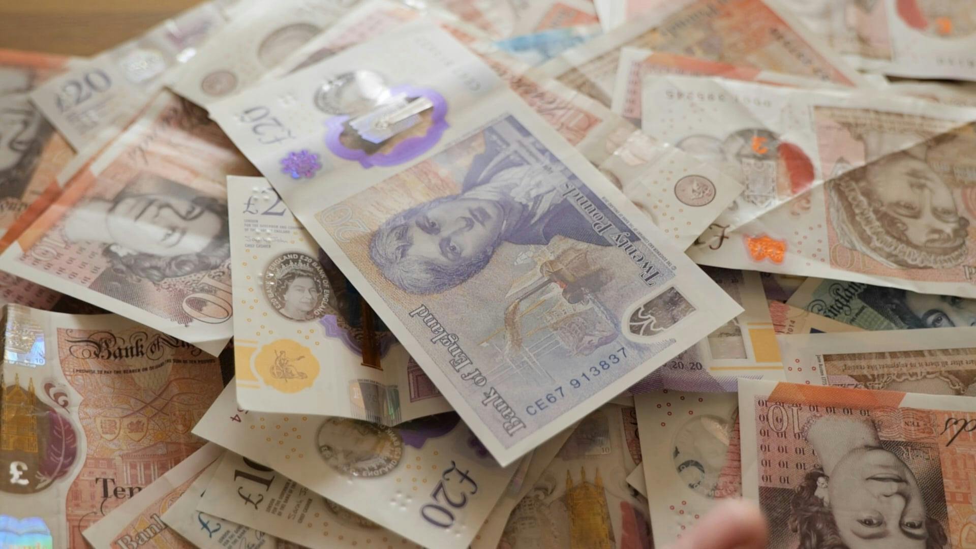 Close up on Man Hand Collecting Money from Man Free Stock Video Footage ...