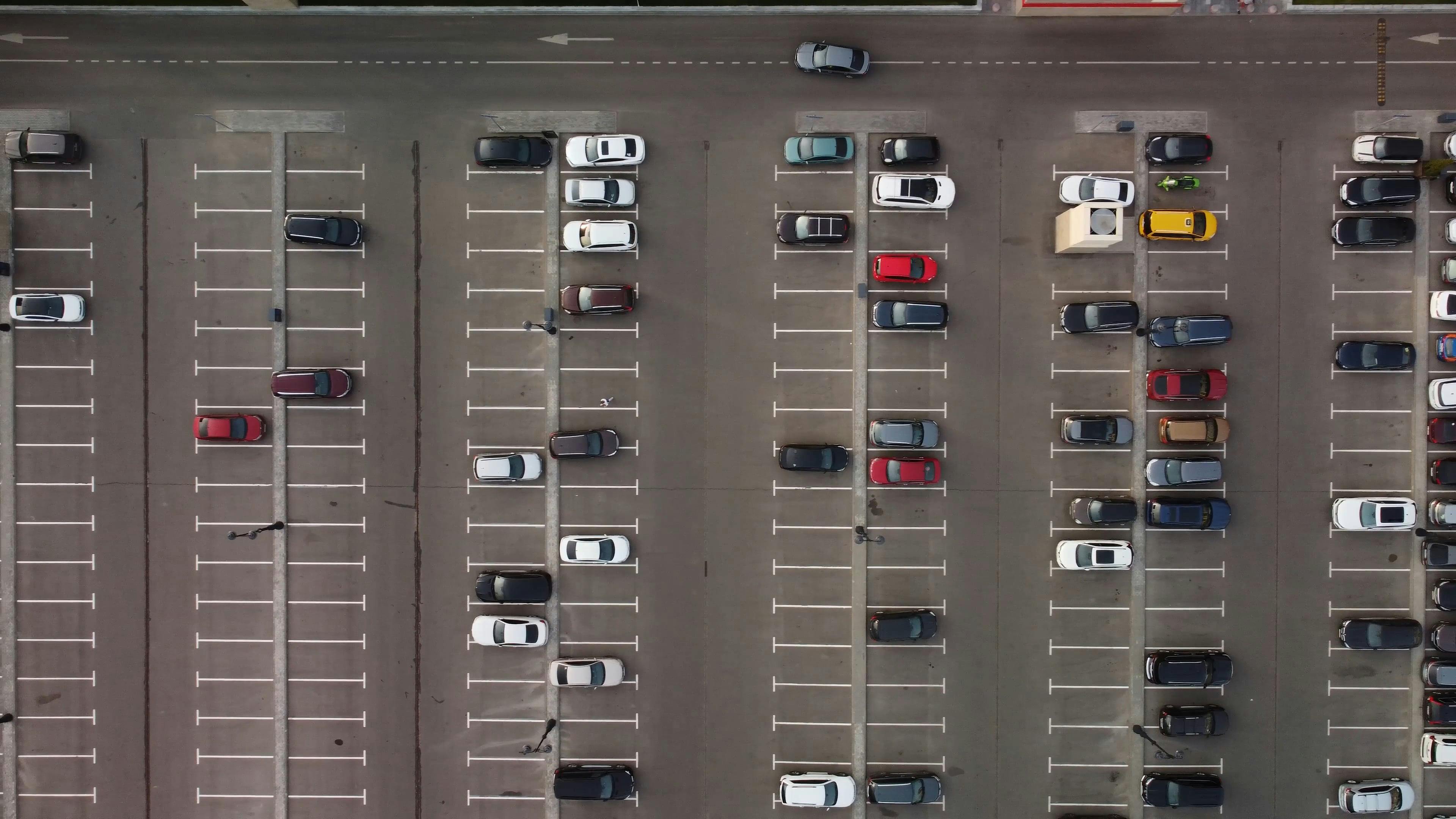 A Drone Footage of a Moving Car Free Stock Video Footage, Royalty-Free ...