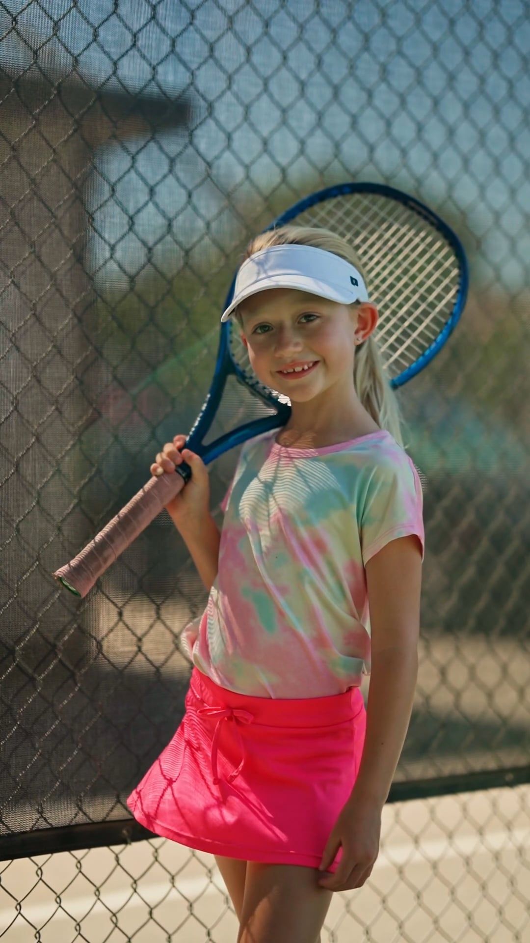 A Young Girl In Tennis Sportswear · Free Stock Video