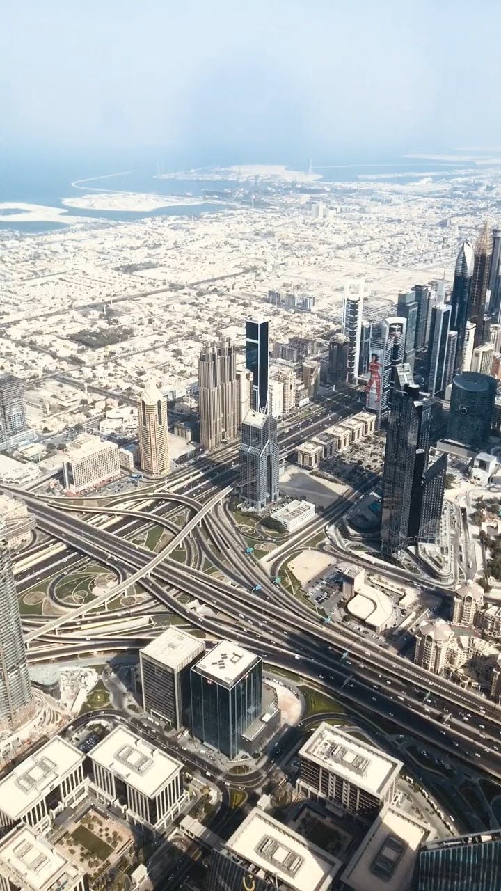 High Angle Shot of a City · Free Stock Video