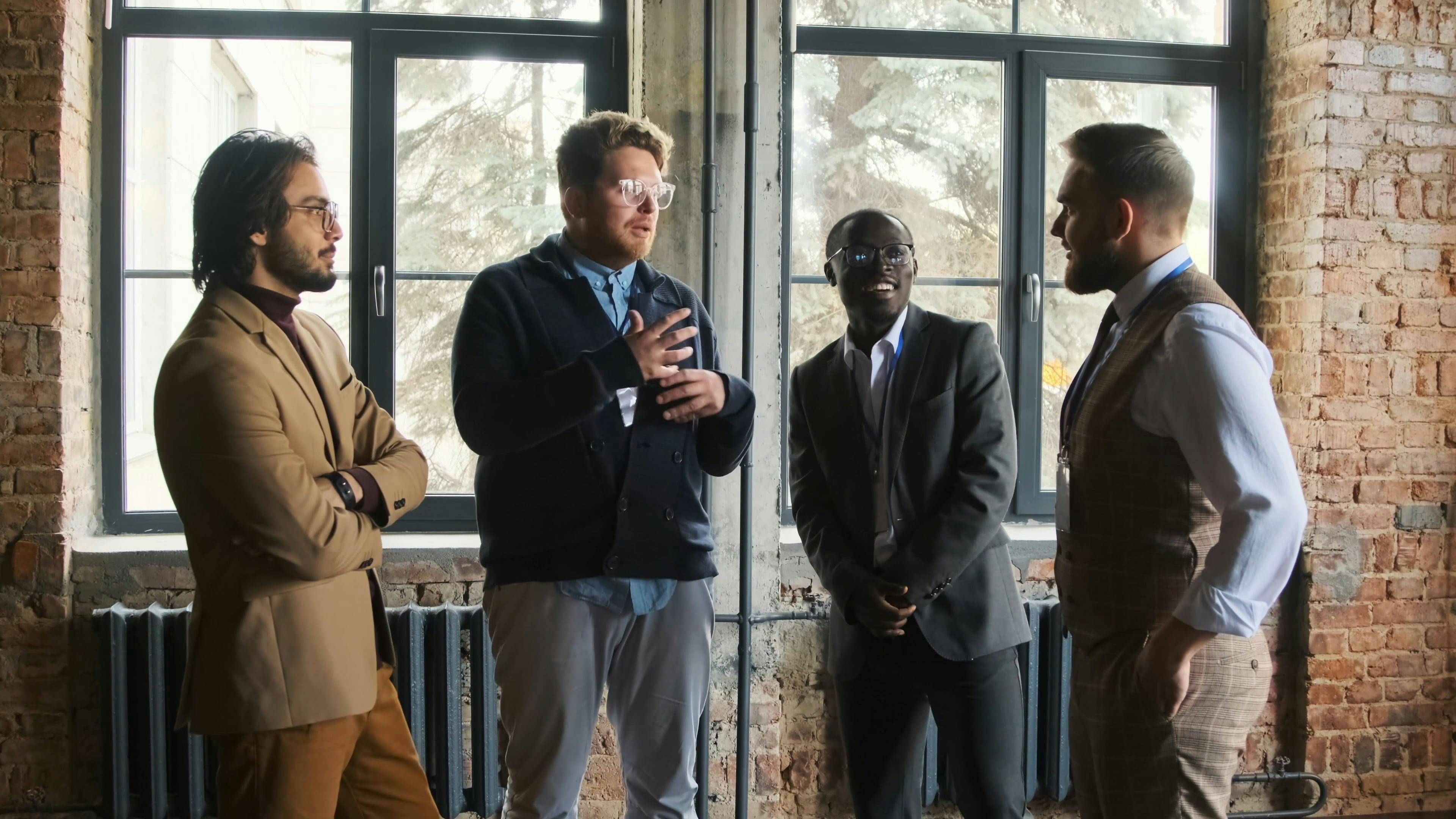 Men Talking · Free Stock Video