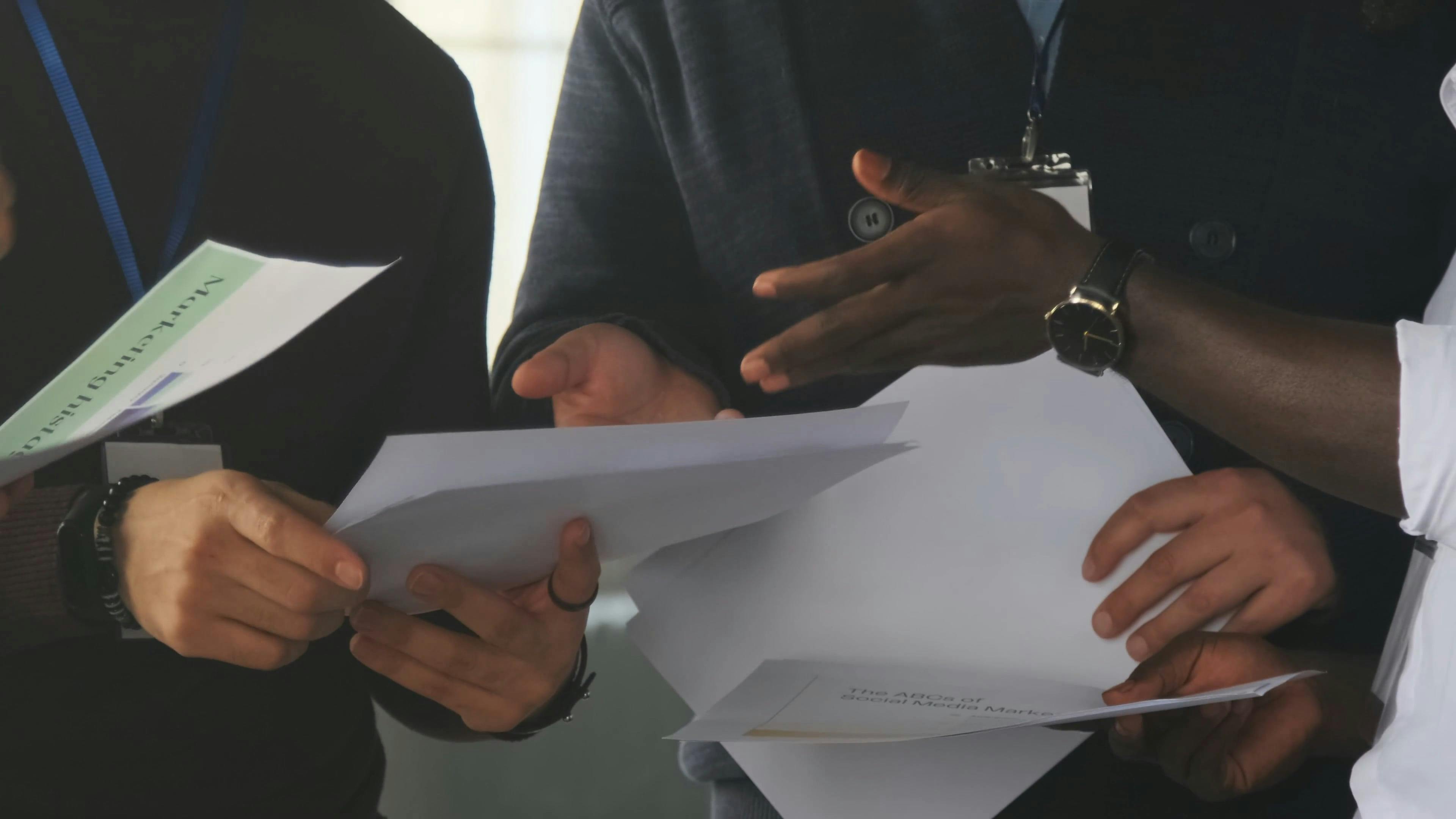 People Holding Papers Free Stock Video Footage, Royalty-Free 4K & HD ...