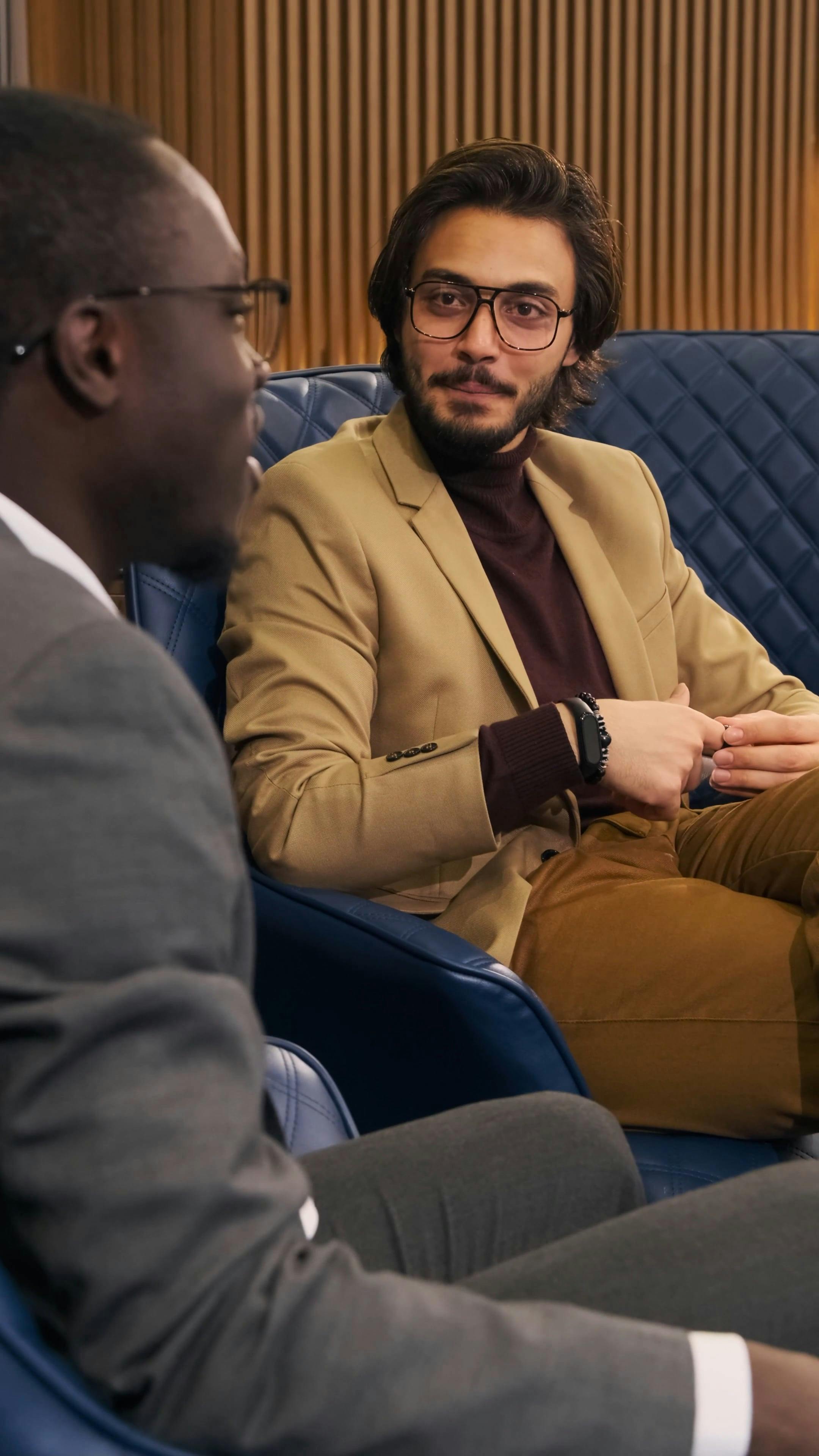 Men talking In A Business Meeting Free Stock Video Footage, Royalty ...