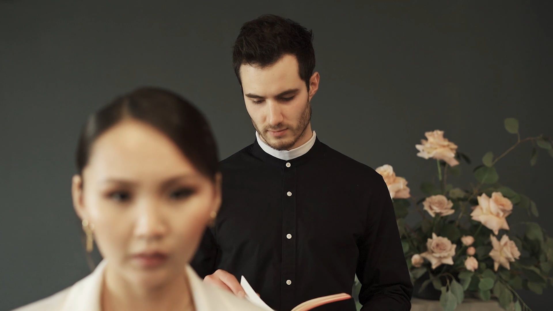 A Man Standing While Reading a Book Free Stock Video Footage, Royalty ...