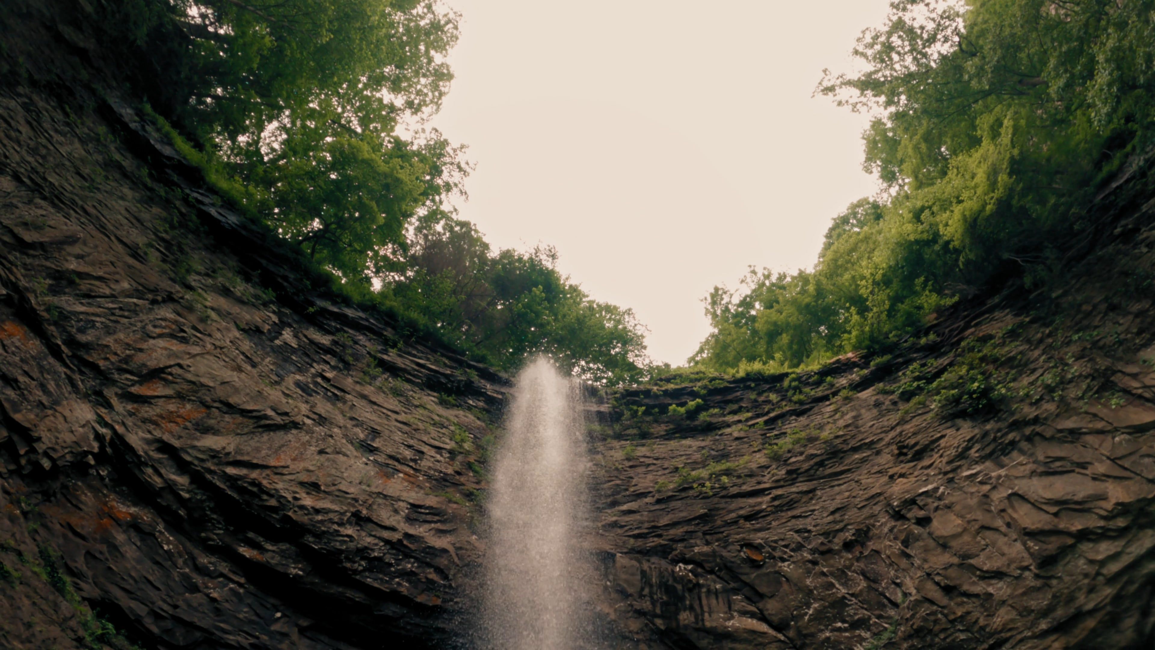 Water Falling on Rocks · Free Stock Video