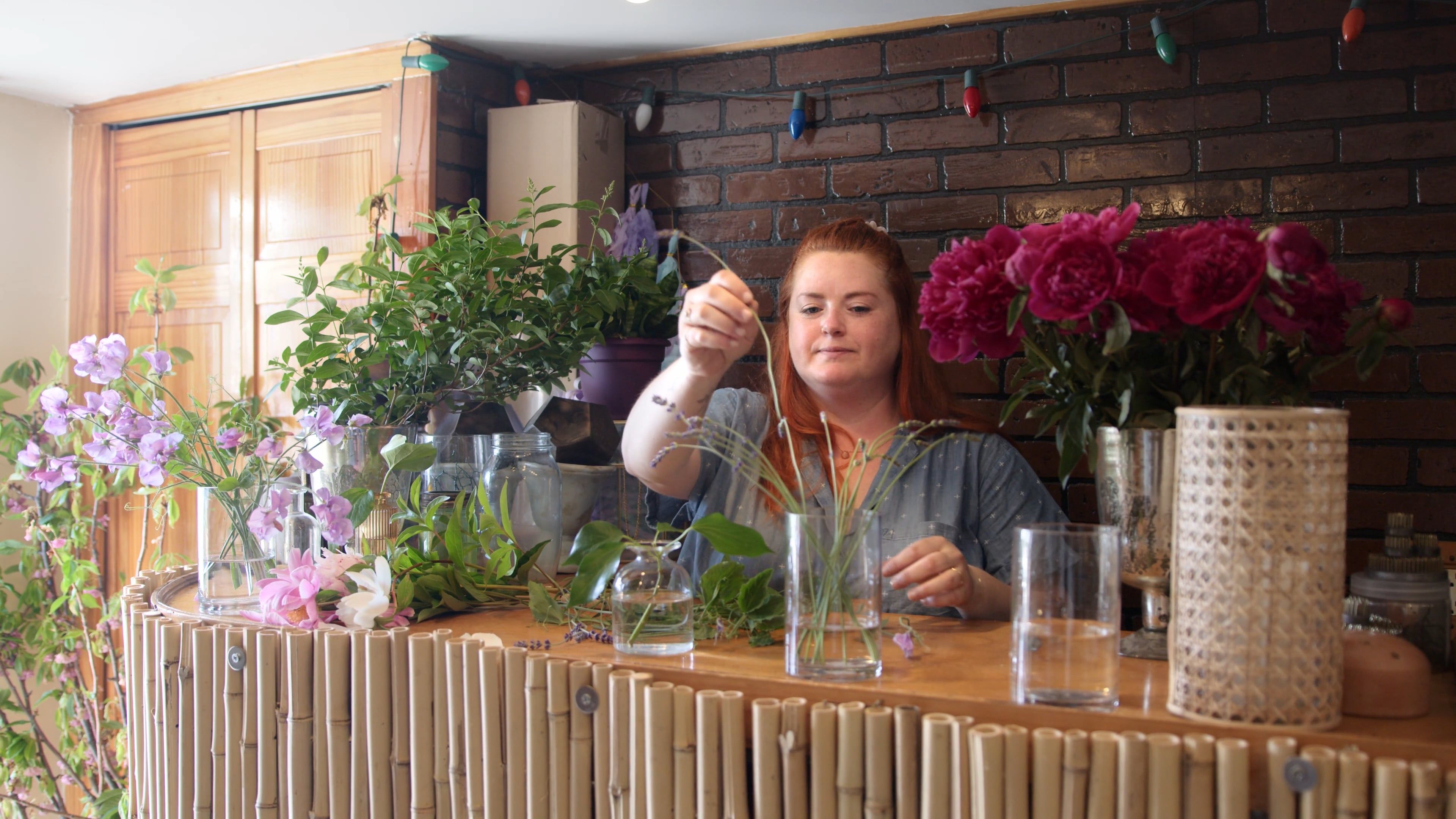 A Florist Arranging Flowers · Free Stock Video