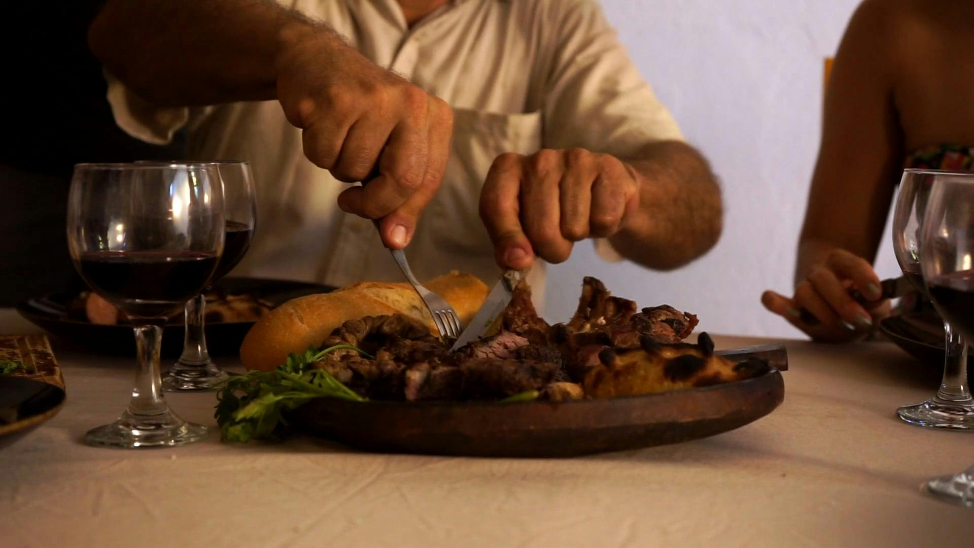 Person Slicing a Food Free Stock Video Footage, Royalty-Free 4K & HD ...