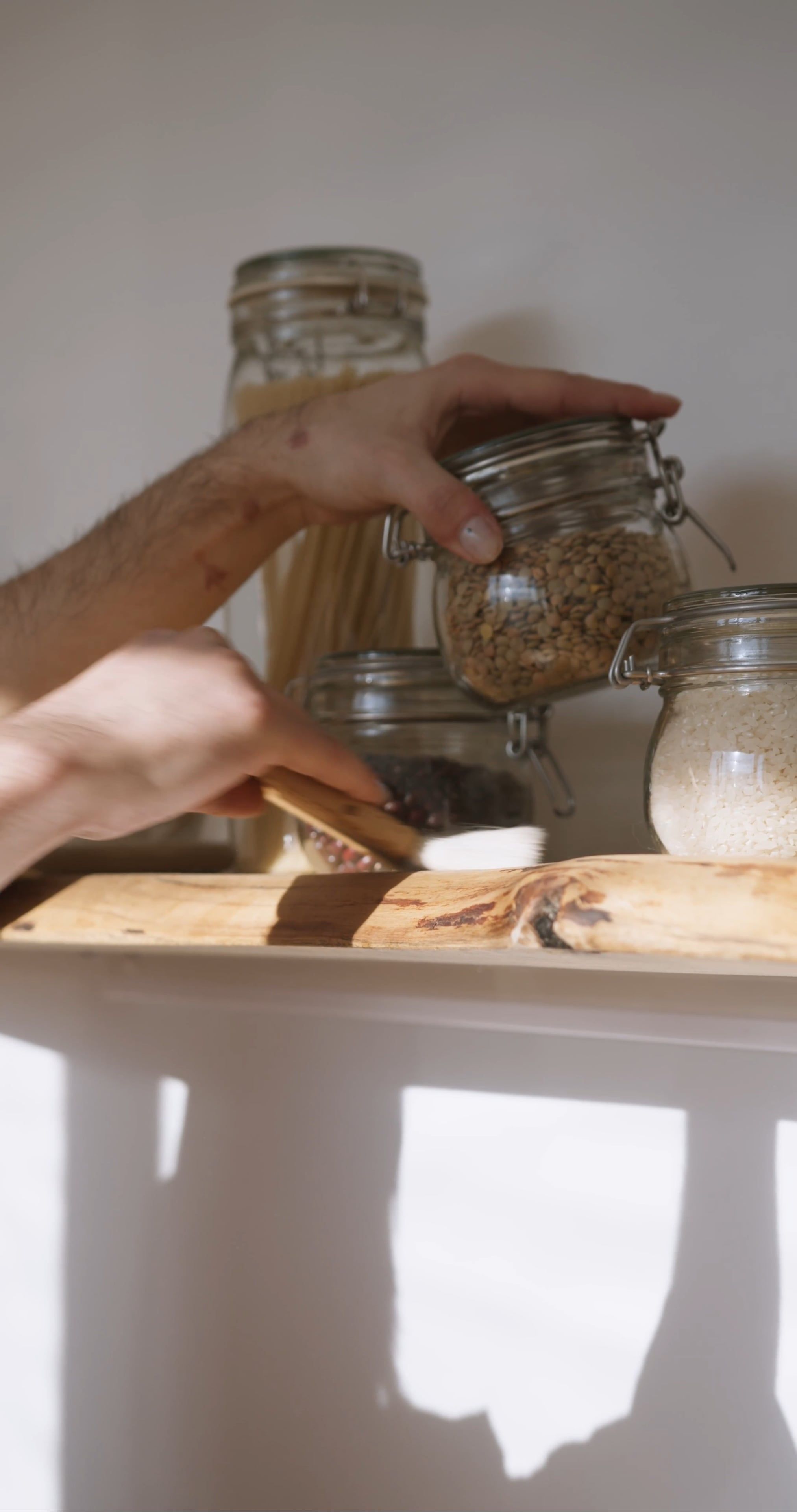 Close Up Video of a Person Dusting Shelf Free Stock Video Footage ...