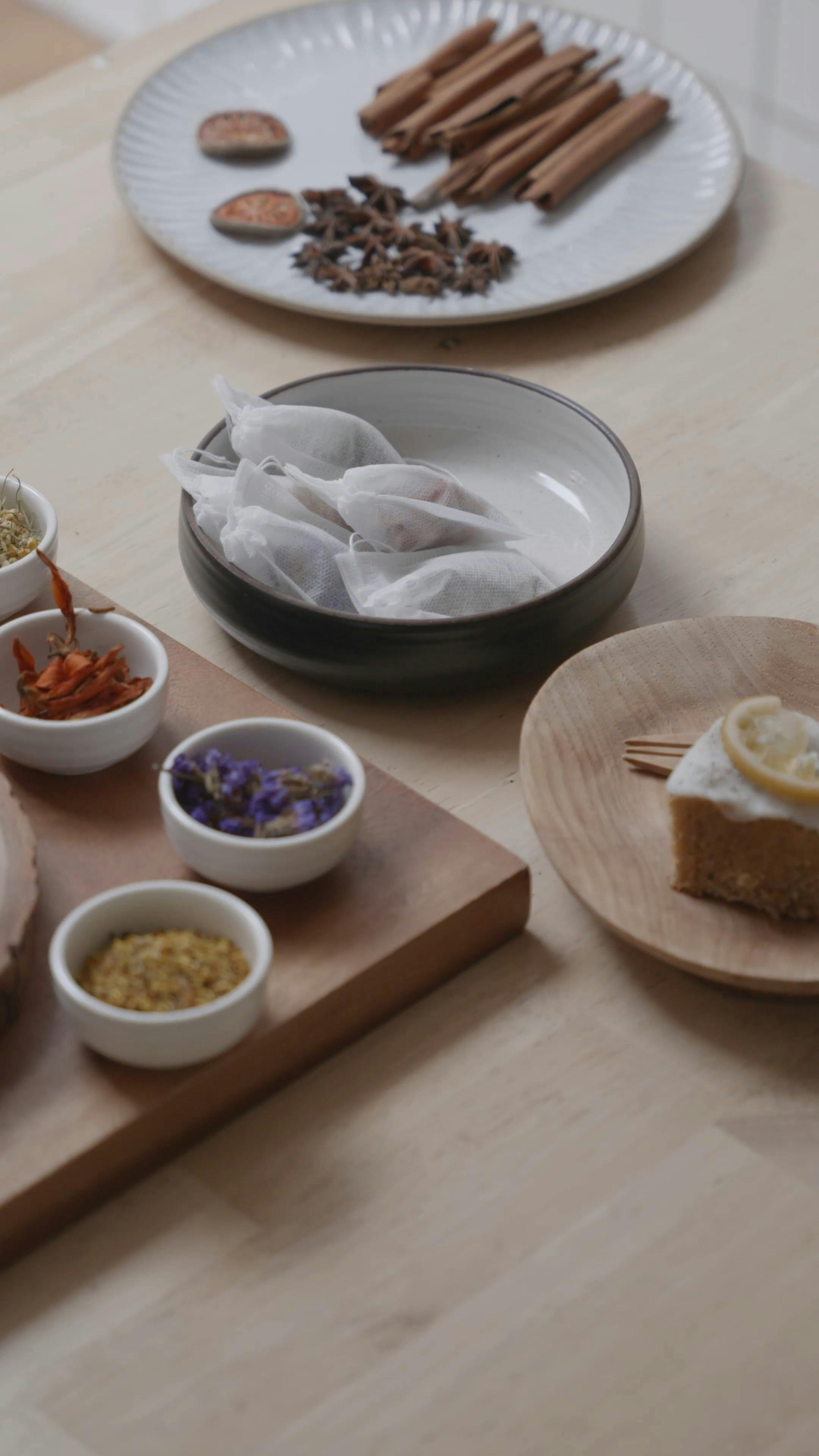 Tea Ingredients on a Table Free Stock Video Footage, Royalty-Free 4K ...