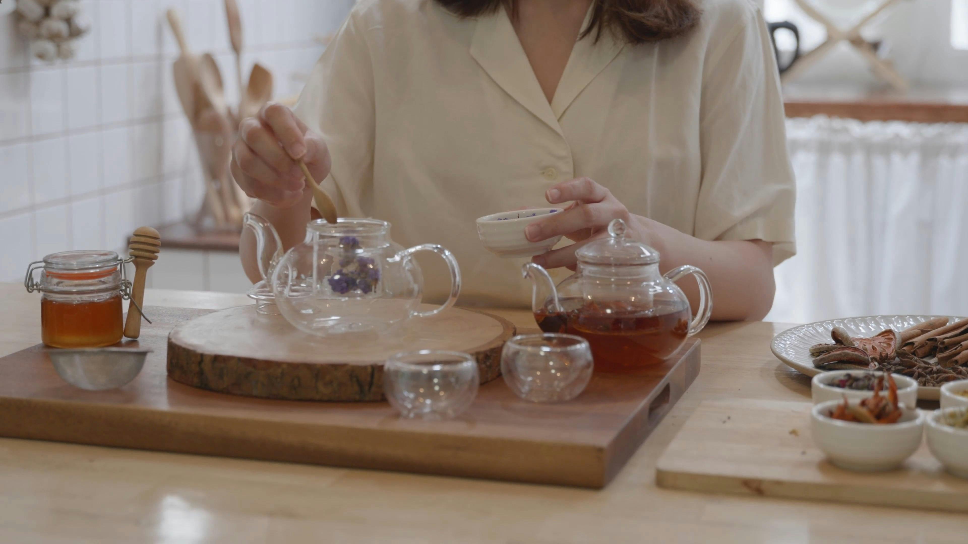 Person Making Tea Free Stock Video Footage, Royalty-Free 4K & HD Video Clip
